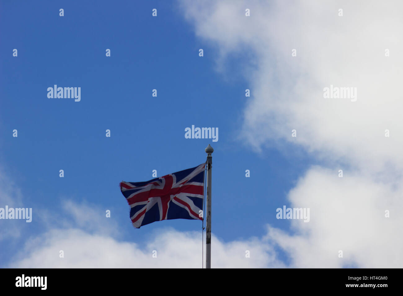 Union Jack in the sky Stock Photo - Alamy
