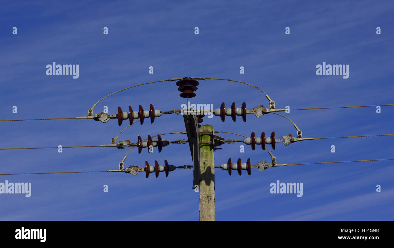 Tractor tracks pylon hi-res stock photography and images - Alamy