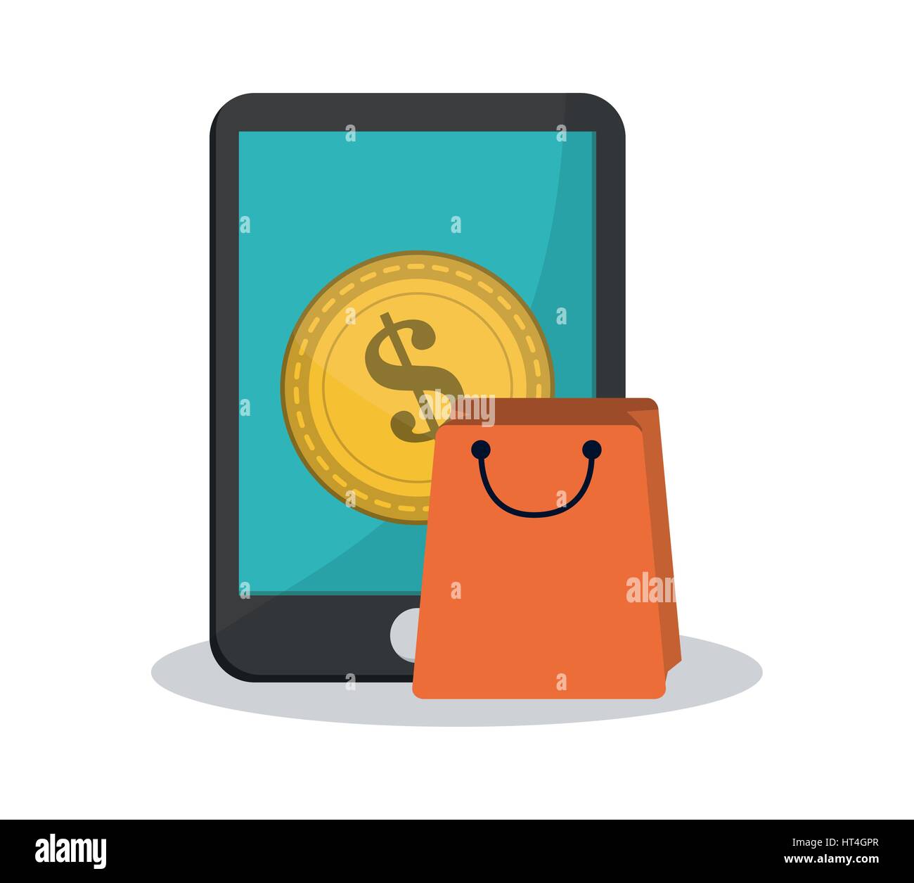 online shopping related icons image Stock Vector Image & Art - Alamy