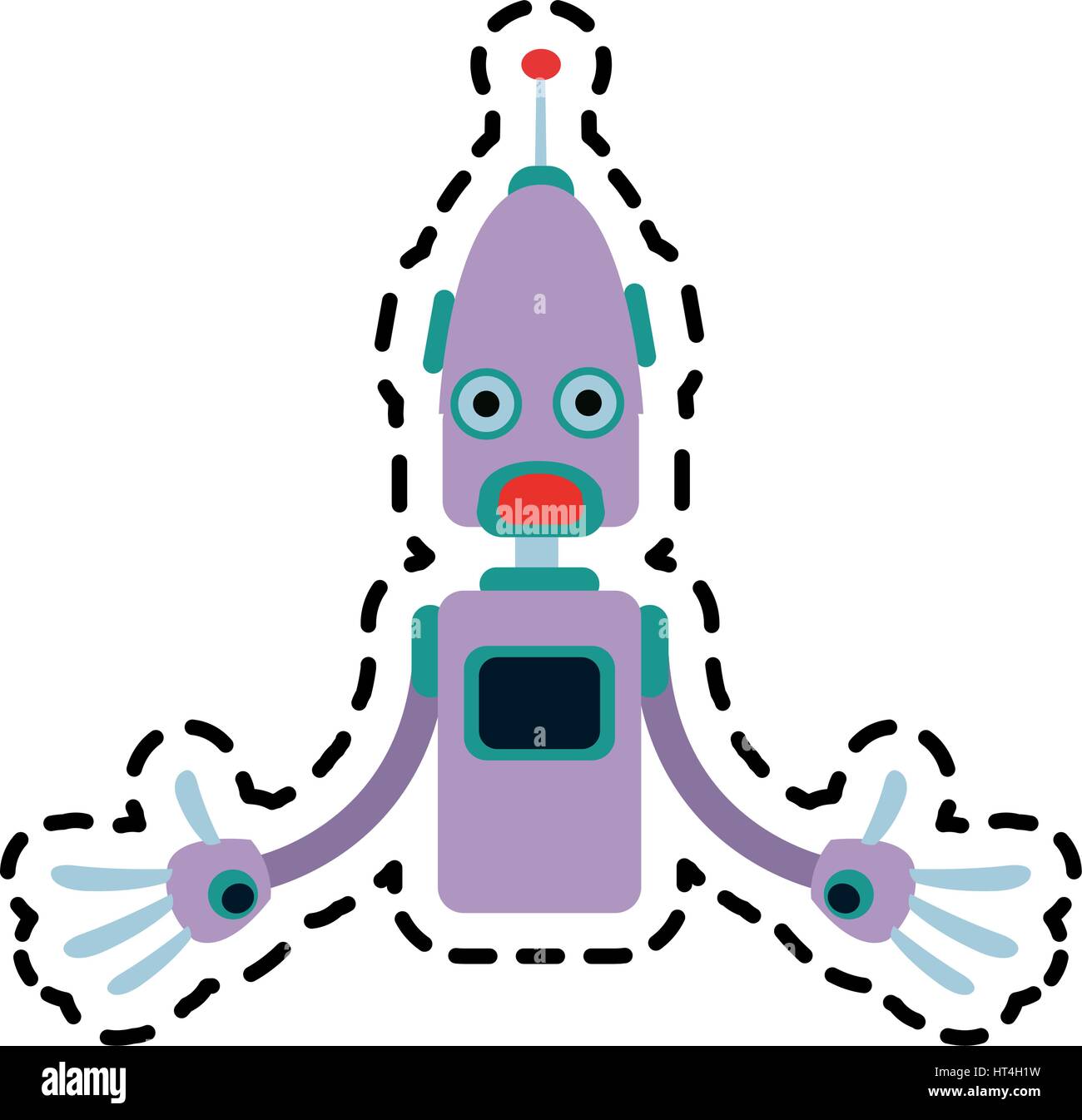 robot technology icon image Stock Vector Image & Art - Alamy