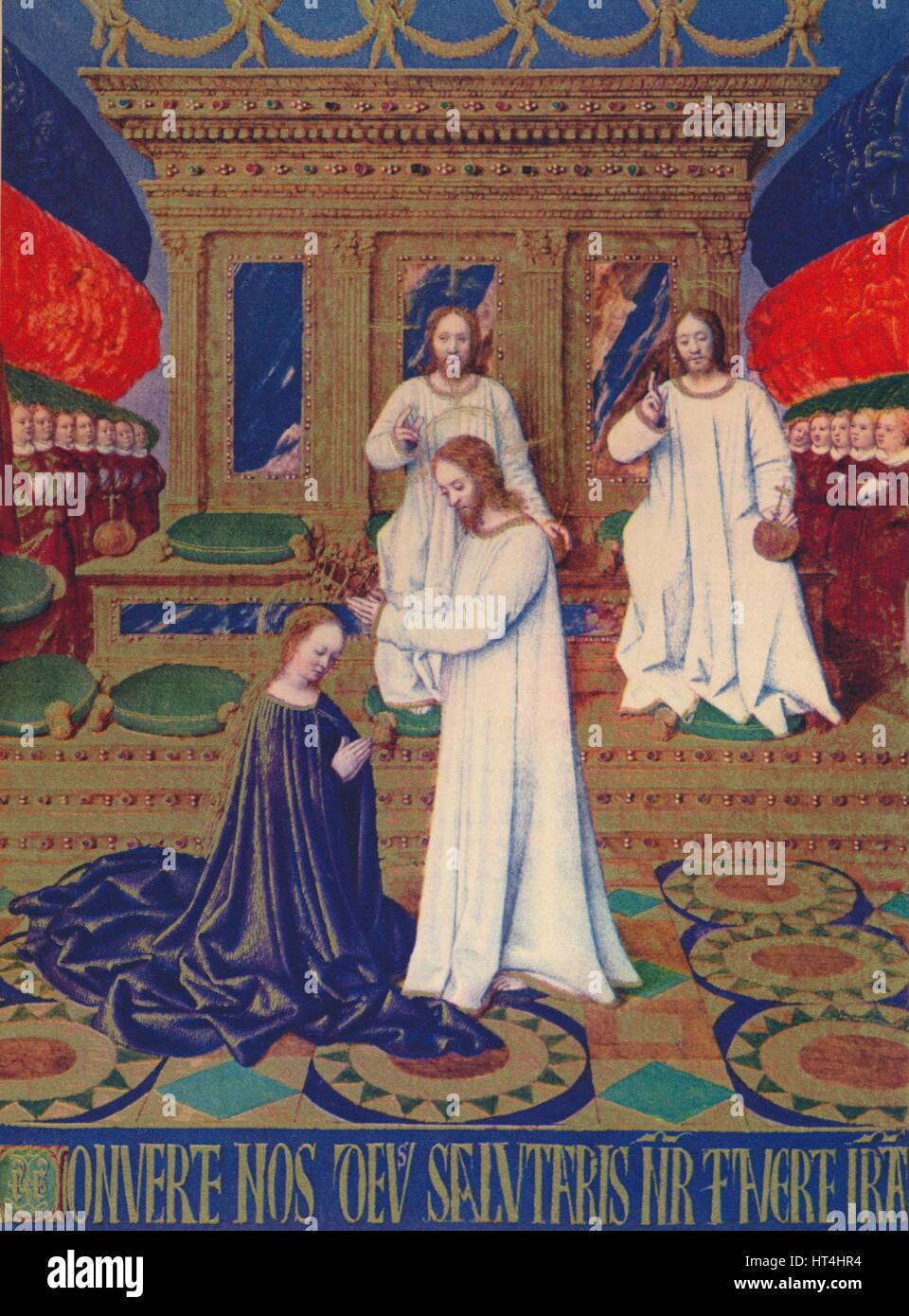 'The Virgin's Coronation', c1455, (1939). Artist: Jean Fouquet Stock ...