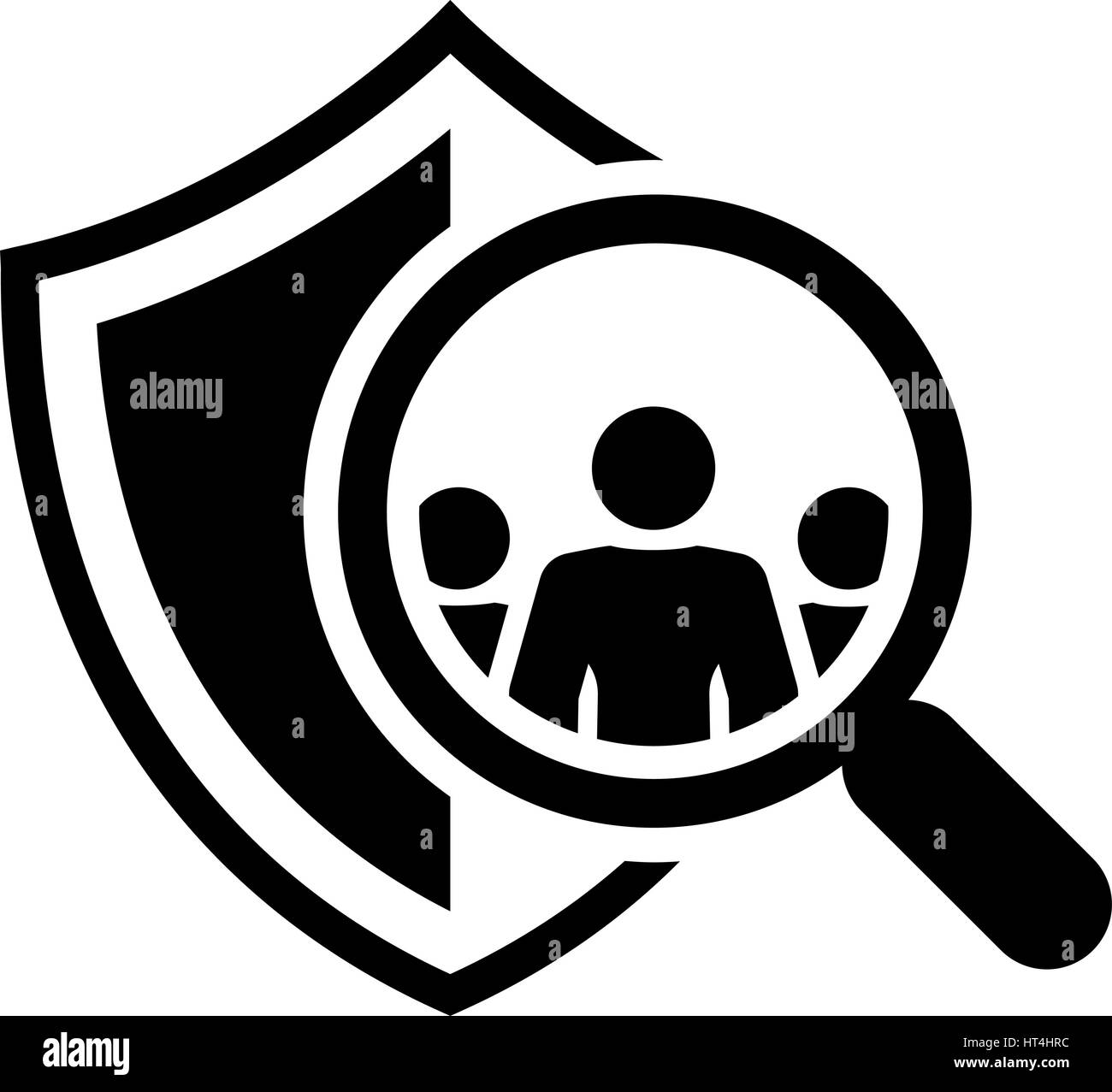 Safety Checking Icon. Flat Design. Security Concept. Isolated ...