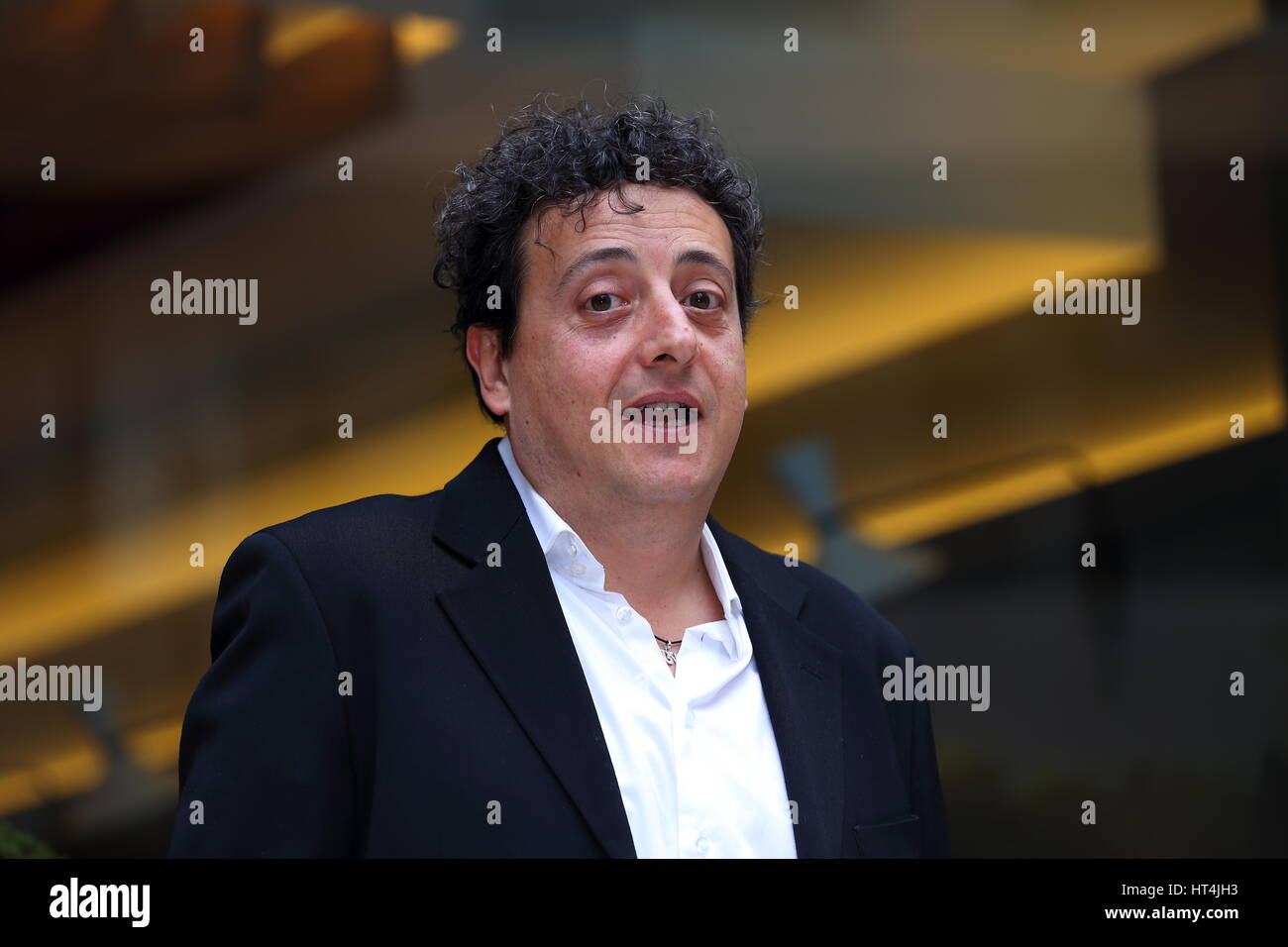 Rome, Italy. 06th Mar, 2017. Italian actor Massimo De Lorenzo during ...