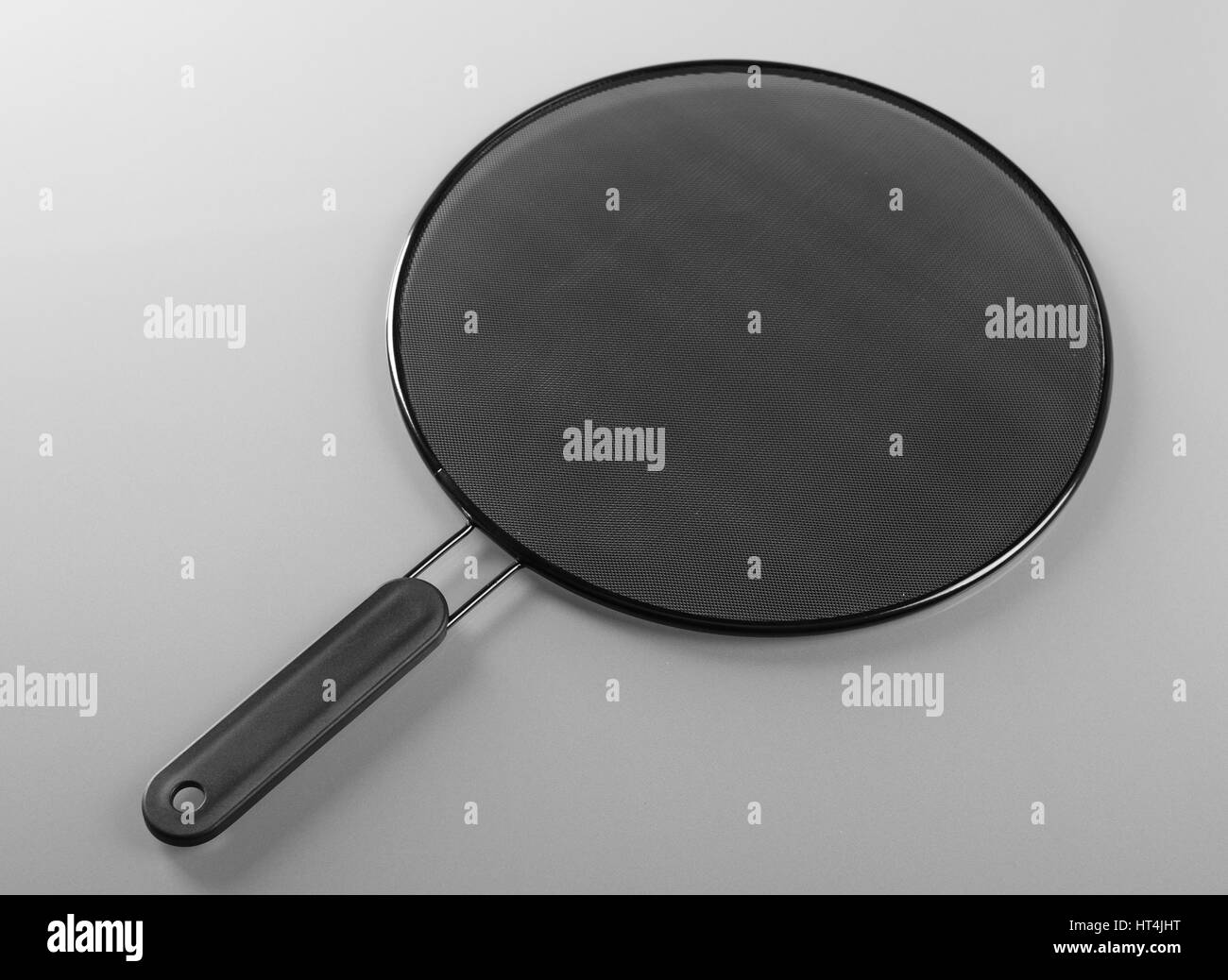 Non-stick splatter screen isolated on white background Stock Photo - Alamy