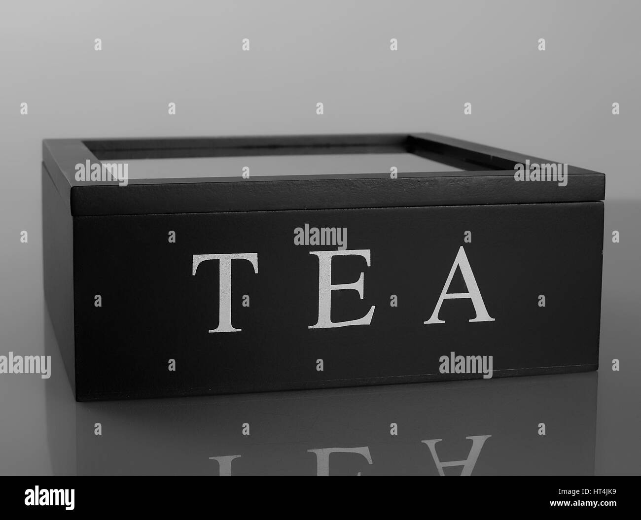 Tea chest Black and White Stock Photos & Images - Alamy