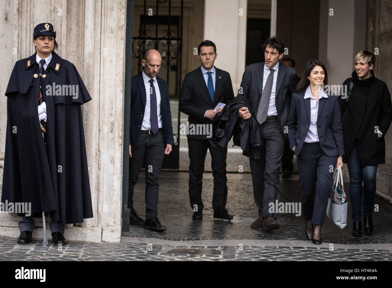 Rome, Italy. 06th Mar, 2017. Mayors at Palazzo Chigi to sign the ...