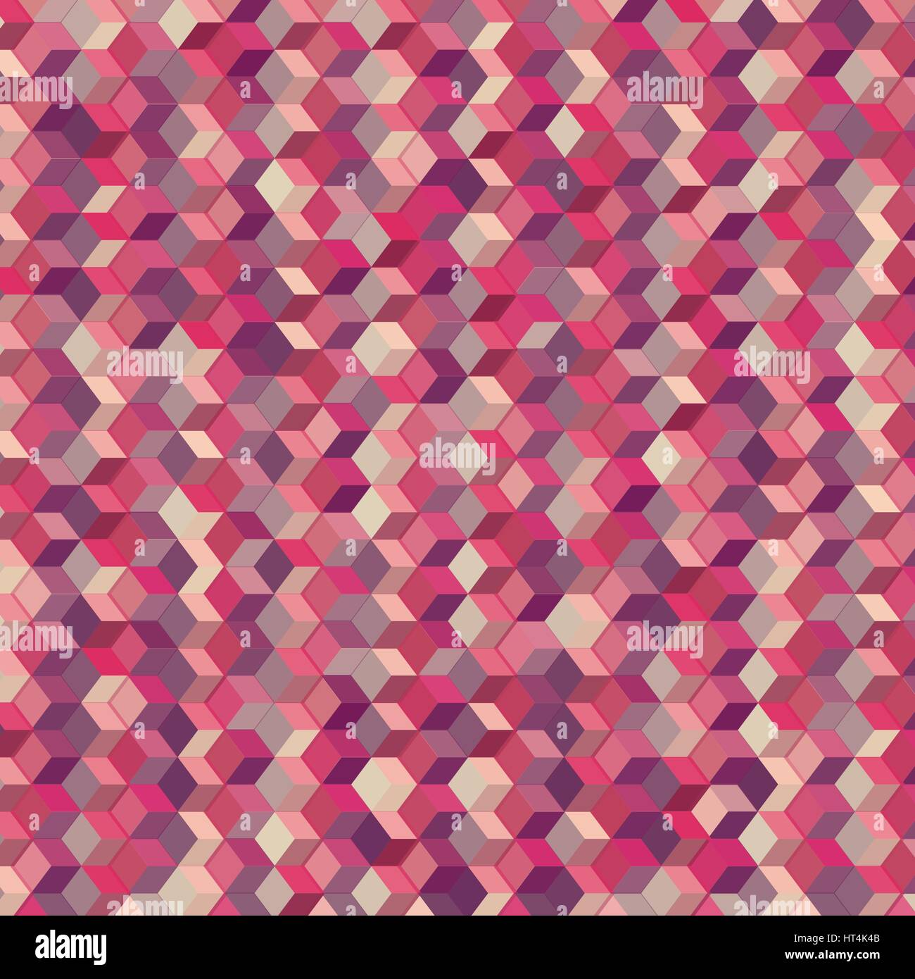 Abstract colorful shining cube background with different transparency ...