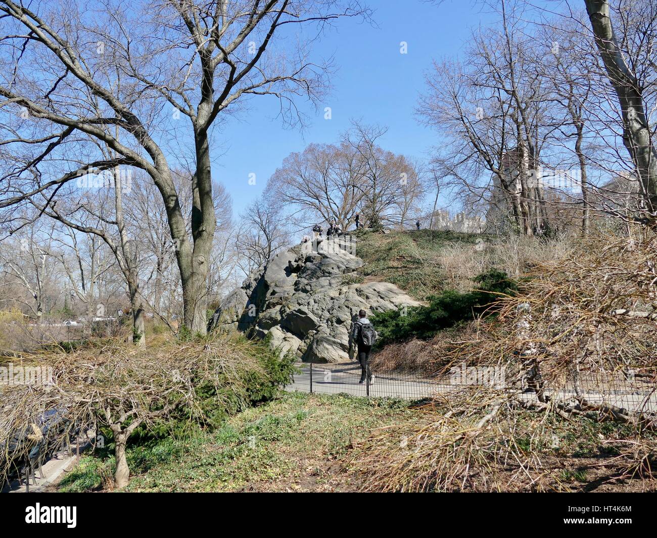 Central park ny rocks hi-res stock photography and images - Alamy