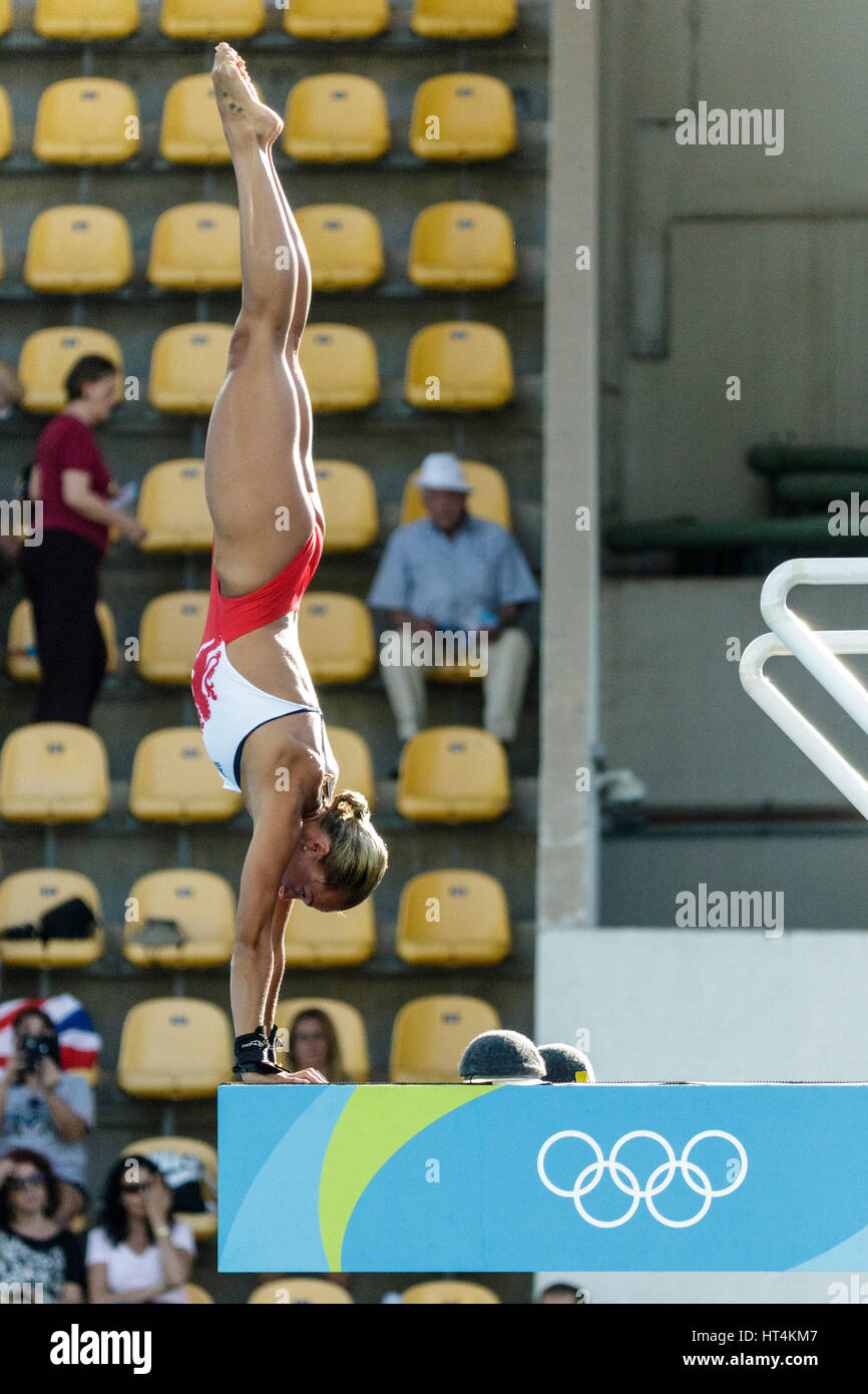 Rio de Janeiro, Brazil. 18 August 2016 Tonia Couch (GBR) competes in ...