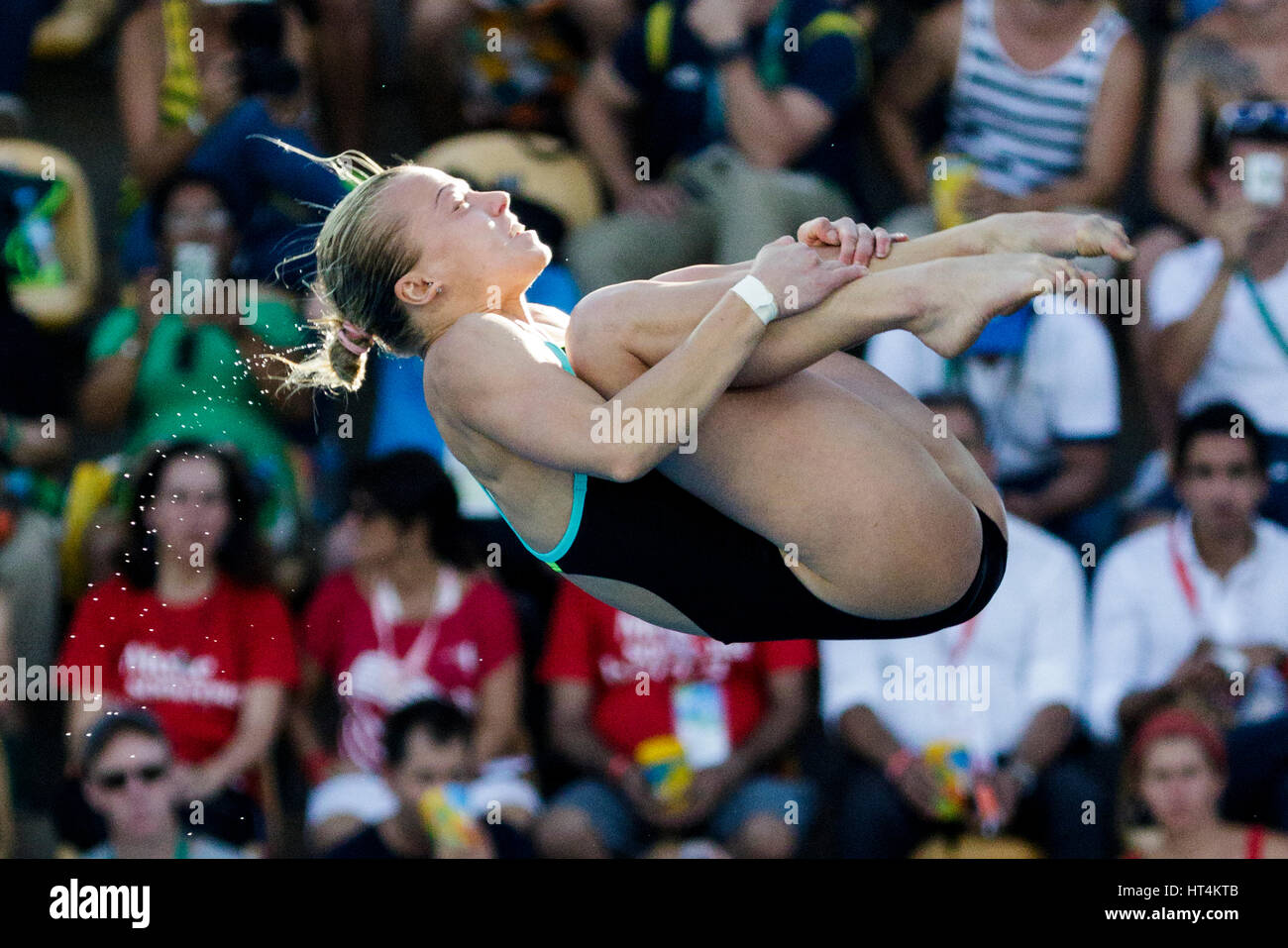 Rio de Janeiro, Brazil. 18 August 2016 Yuliia Prokopchuk (UKR) competes ...