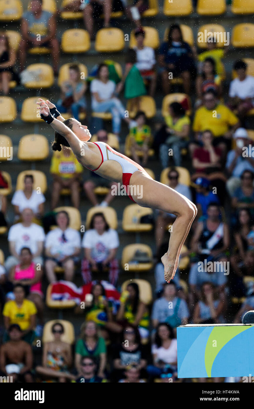 Rio de Janeiro, Brazil. 18 August 2016 Roseline Filion (CAN) competes ...