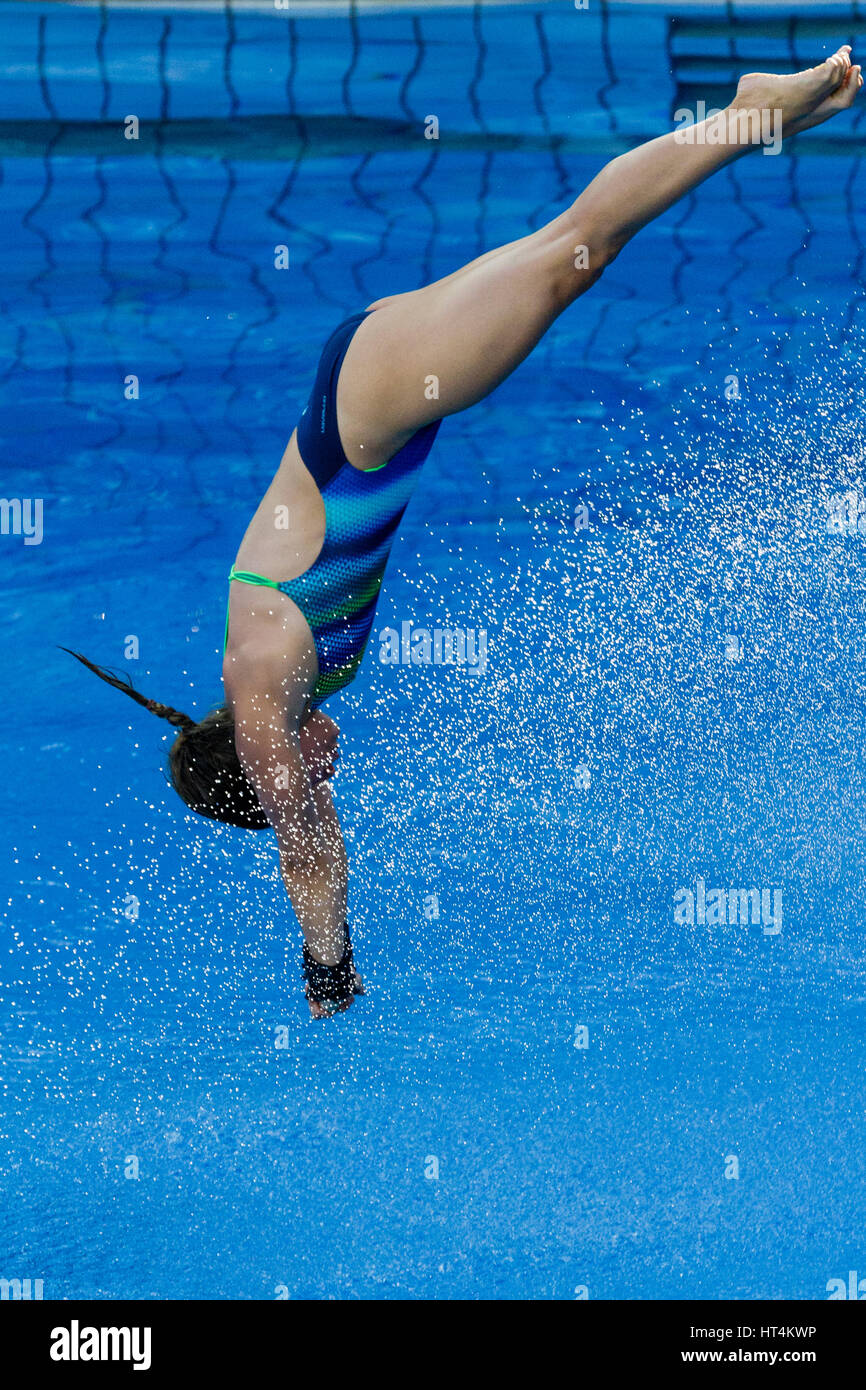 Rio de Janeiro, Brazil. 18 August 2016 Maria Kurjo (GER) competes in ...