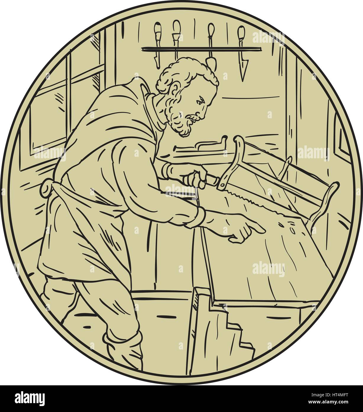 Medieval tradesman Stock Vector Images - Alamy