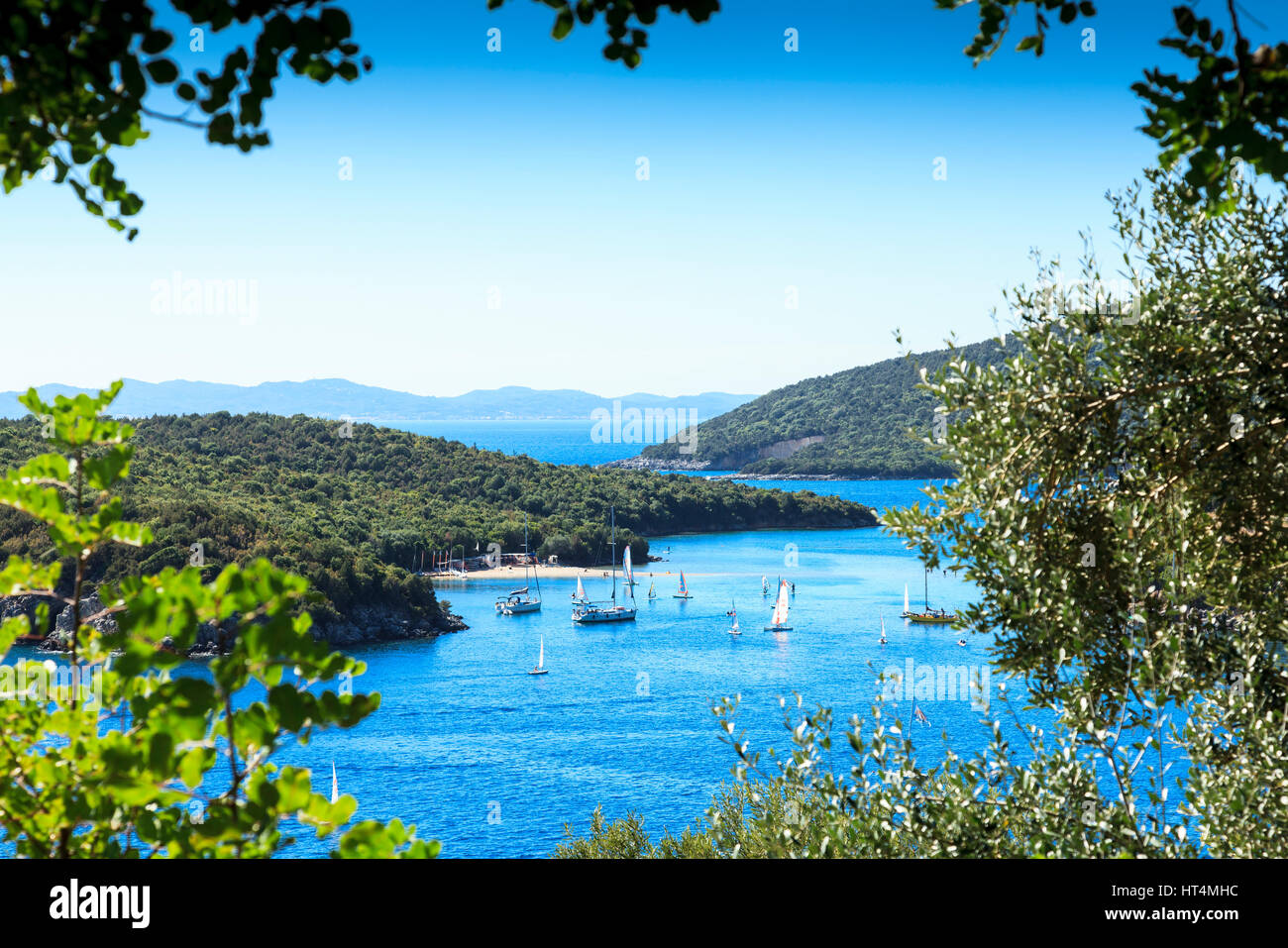 Bella Vraka beach, Sivota, Greece Stock Photo - Alamy