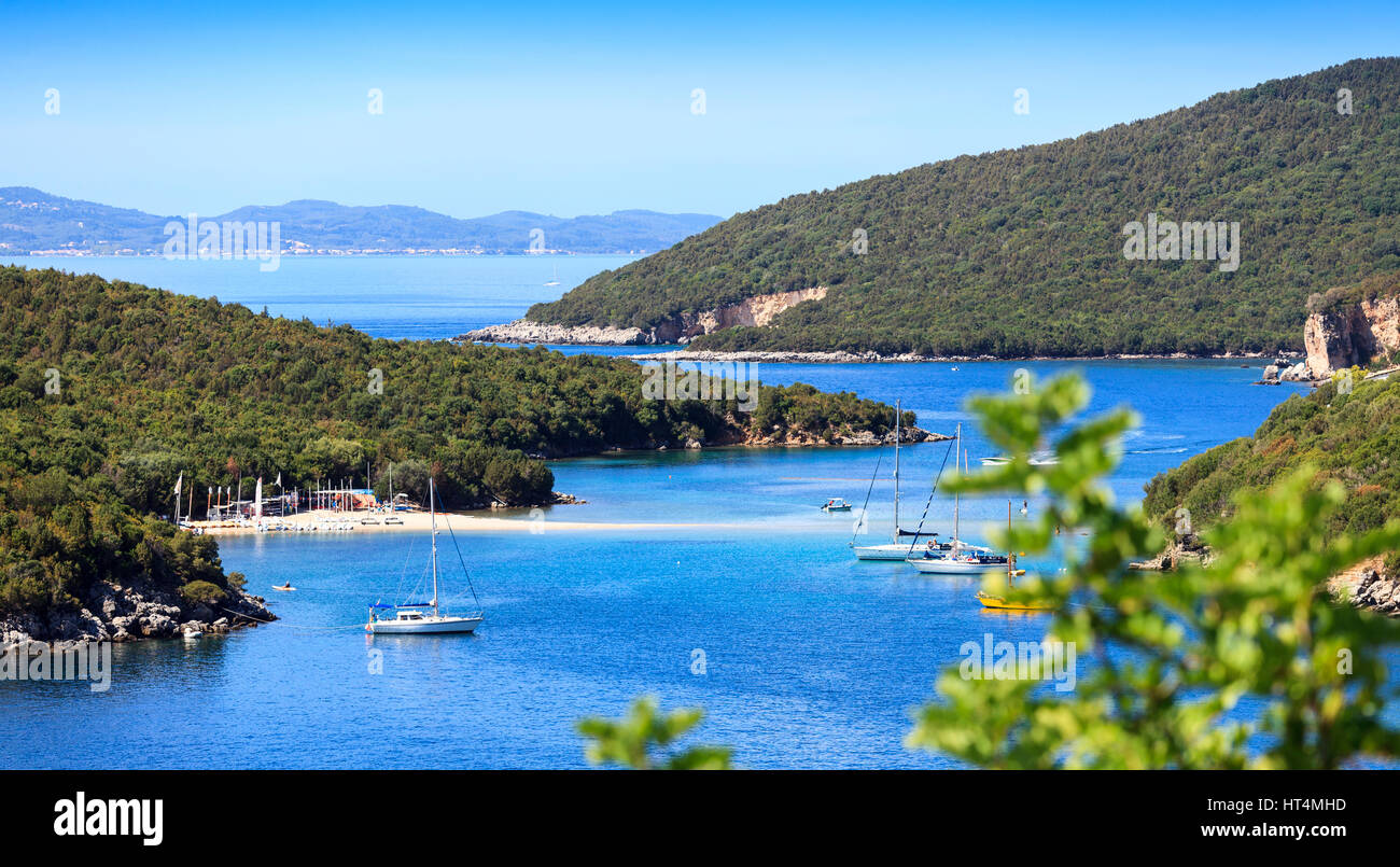 Bella Vraka beach, Sivota, Greece Stock Photo - Alamy