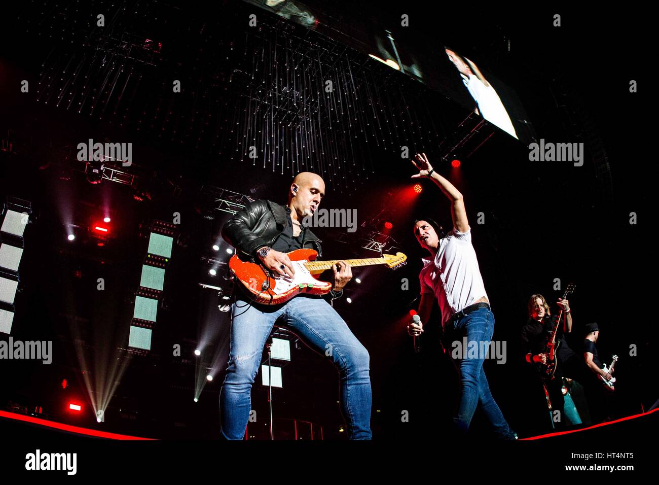 Assago, Italy. 06th Mar, 2016. The italian pop rock band Modˆ pictured ...