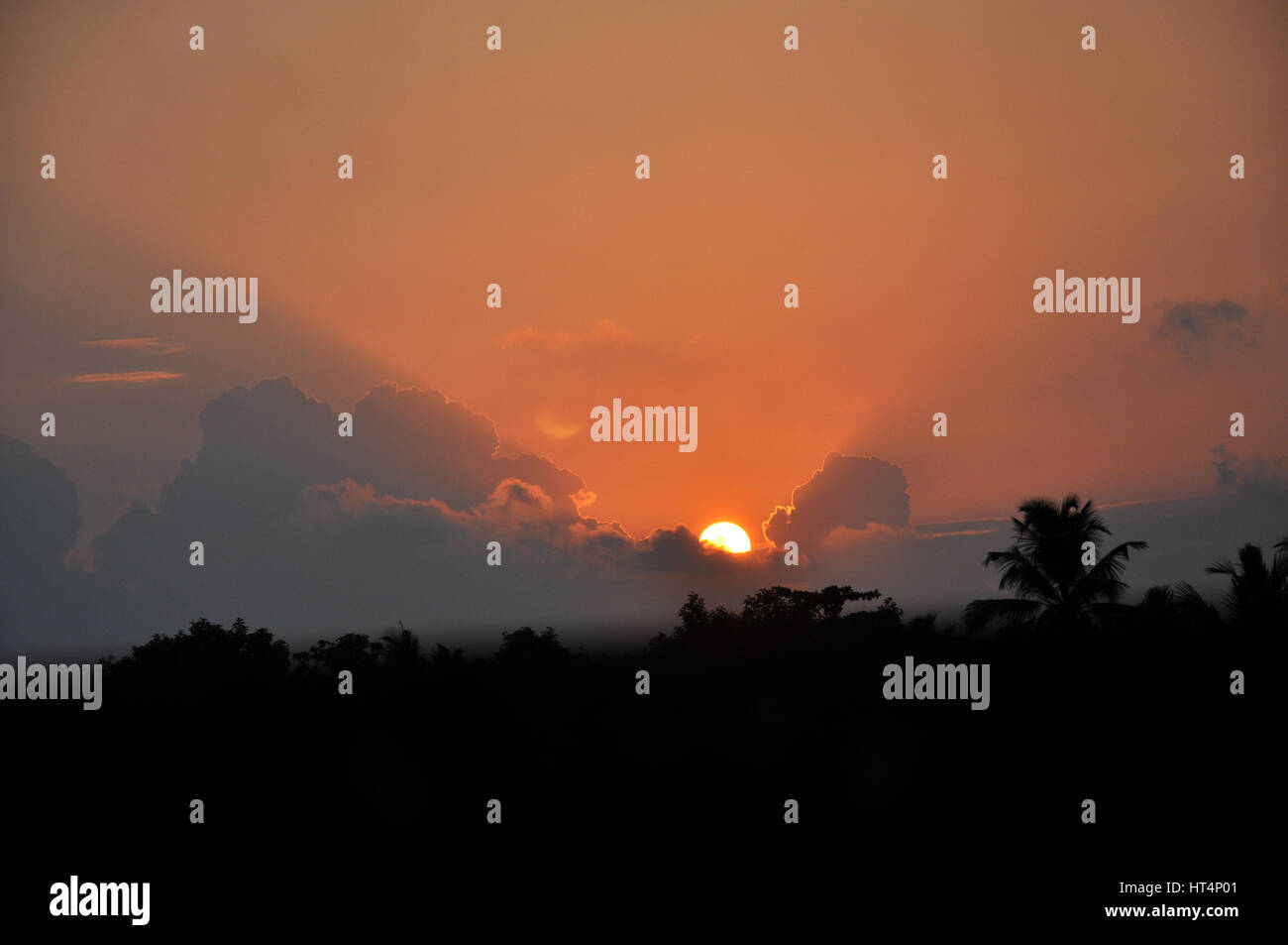 Sunset, Kerala clouds, (Photo Copyright © by Saji Maramon Stock Photo ...