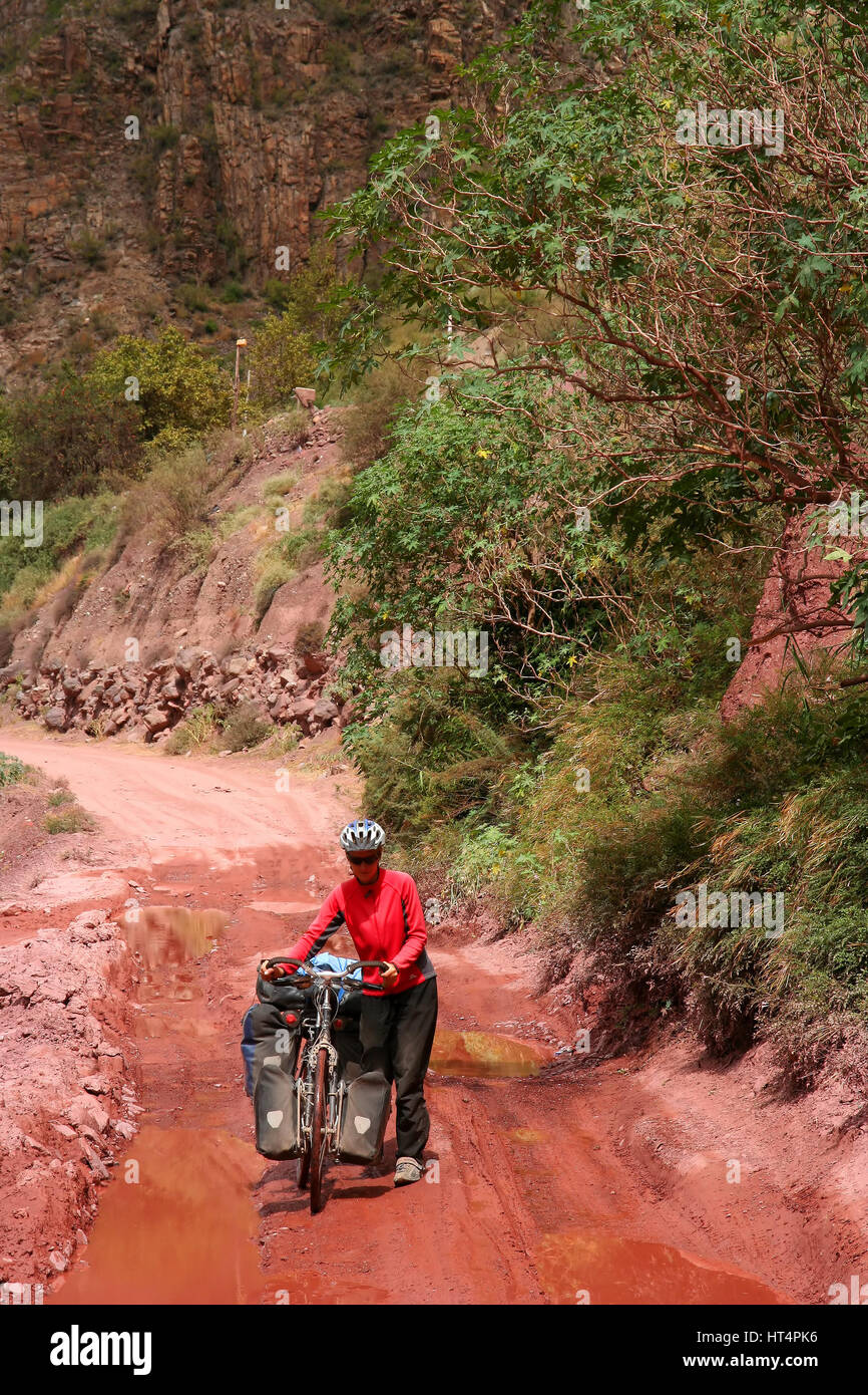 Girl riding bike china hi-res stock photography and images - Alamy