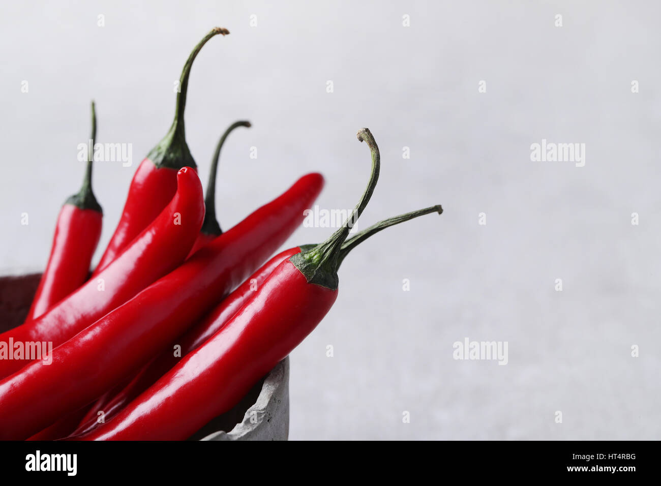 Seasoning. Red chili pepper on the table Stock Photo - Alamy
