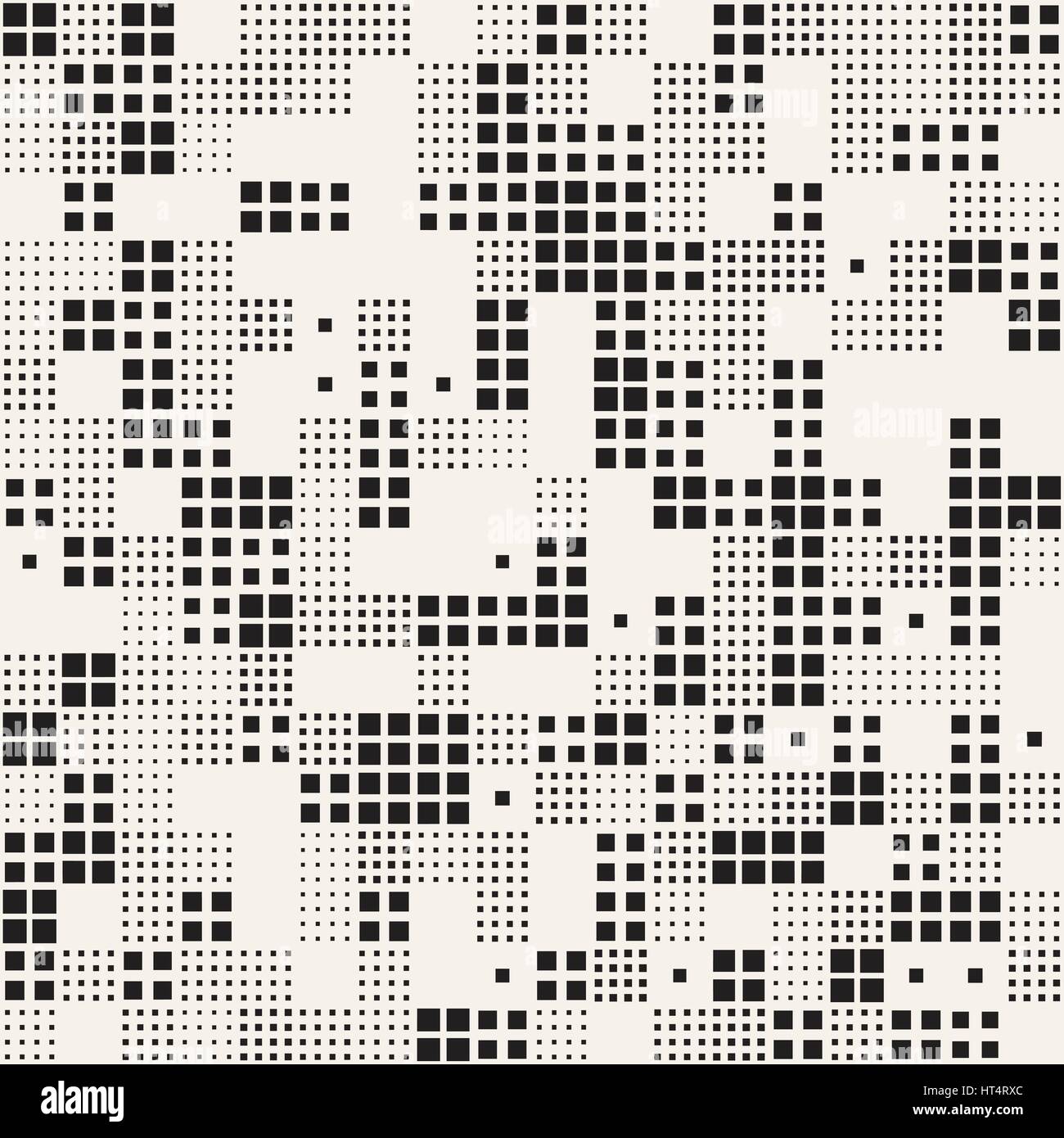 Modern Stylish Halftone Texture. Endless Abstract Background With ...