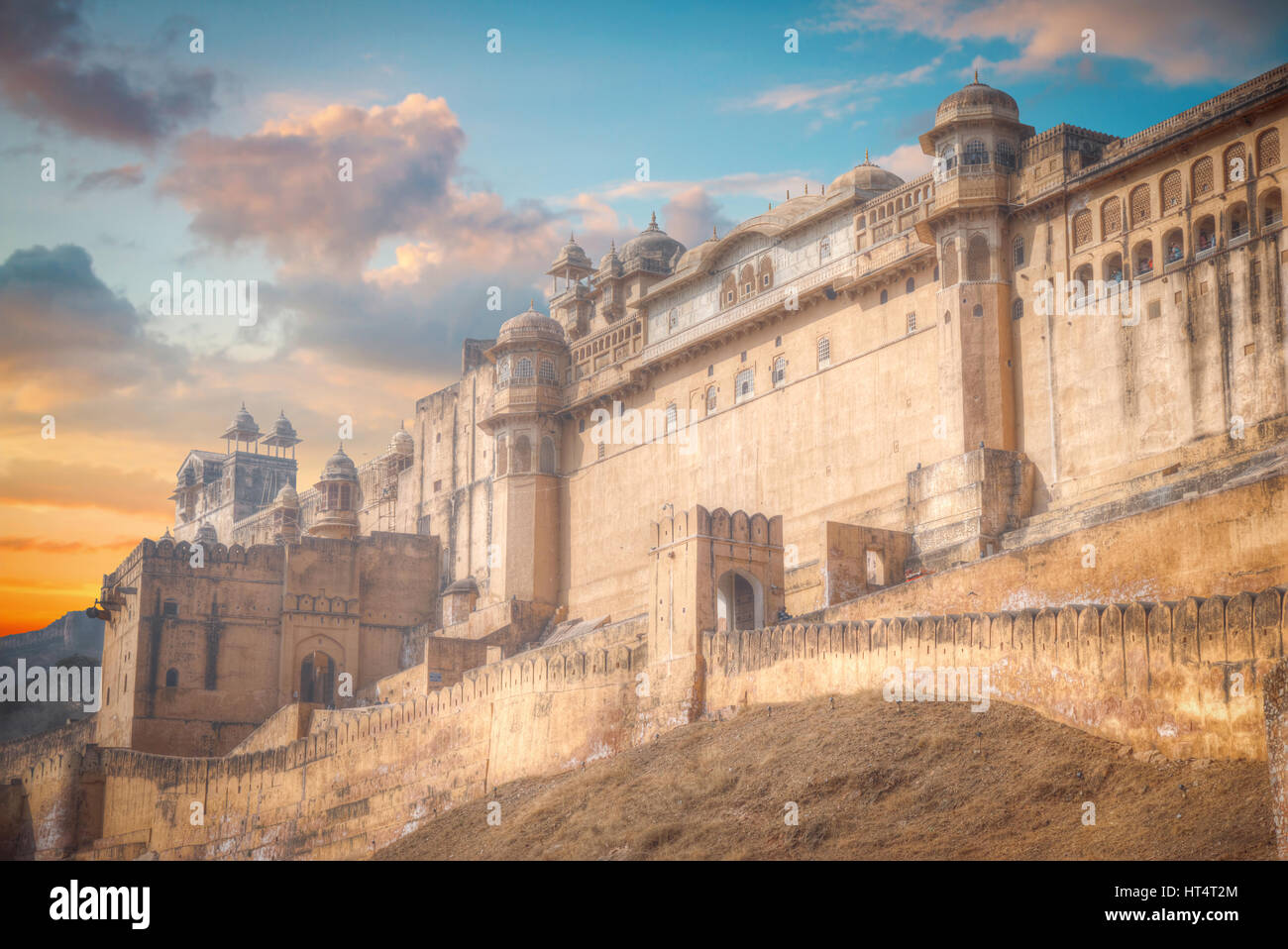 Amber Fort or Amer - fortified residence of Raja in the eponymous ...