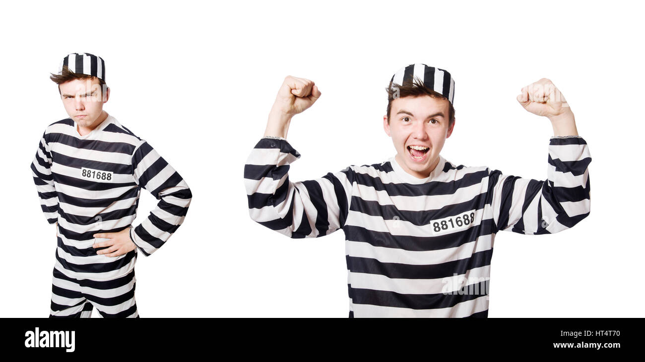 Funny prison inmate in concept Stock Photo - Alamy