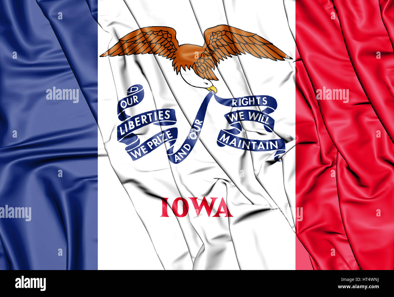 Usa iowa flag hi-res stock photography and images - Alamy