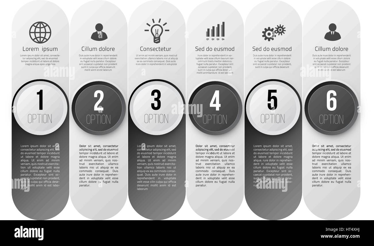 Timeline infographics Cut Out Stock Images & Pictures - Alamy