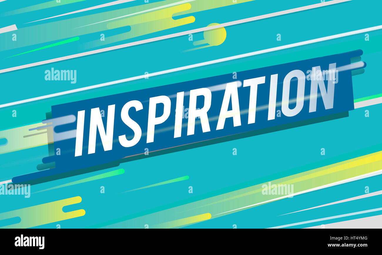 Inspire inspiration positivity word concept Stock Photo - Alamy