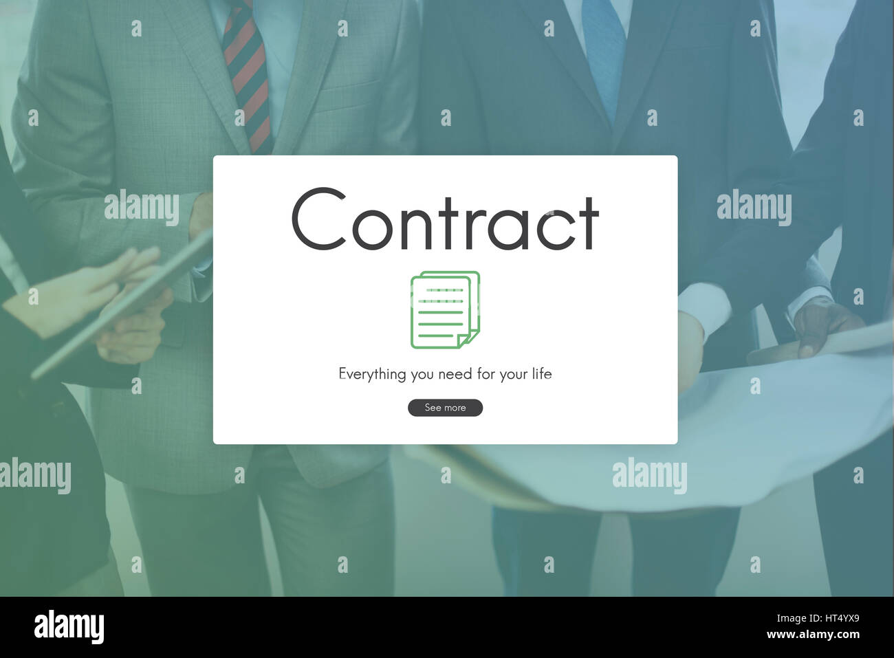 Contract Terms Agreement Commitment Understanding Stock Photo - Alamy