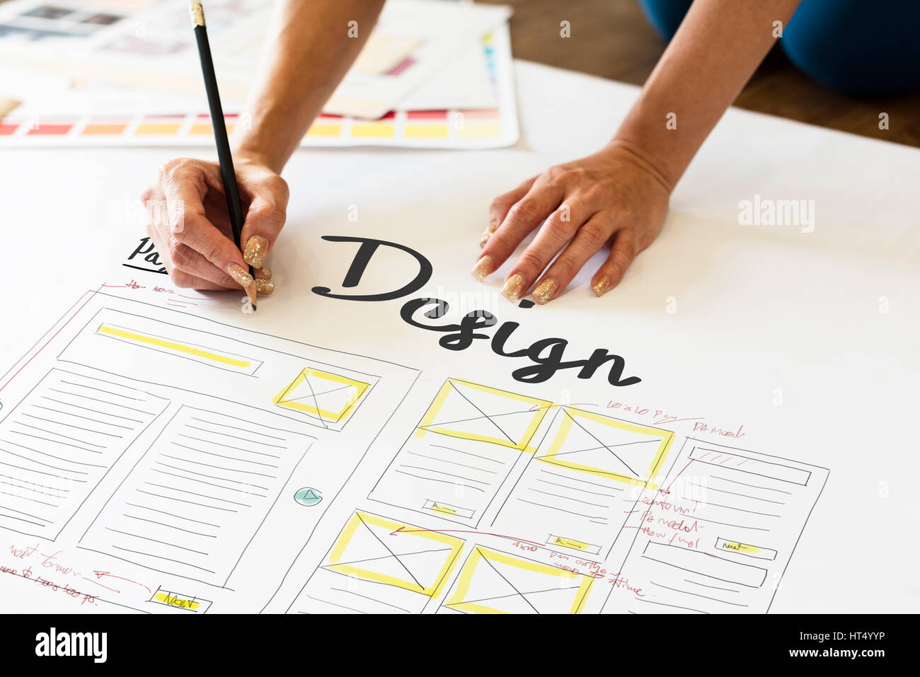 Web Design Creative Design Creativity Ideas Connection Stock Photo - Alamy