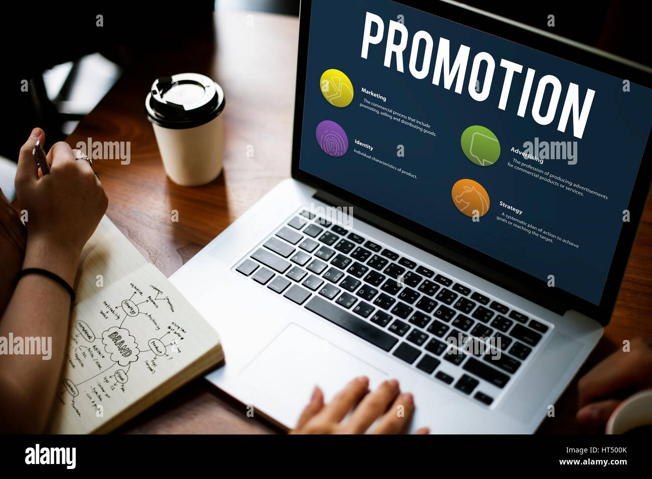 Business Product Promotion Design Concept Stock Photo - Alamy