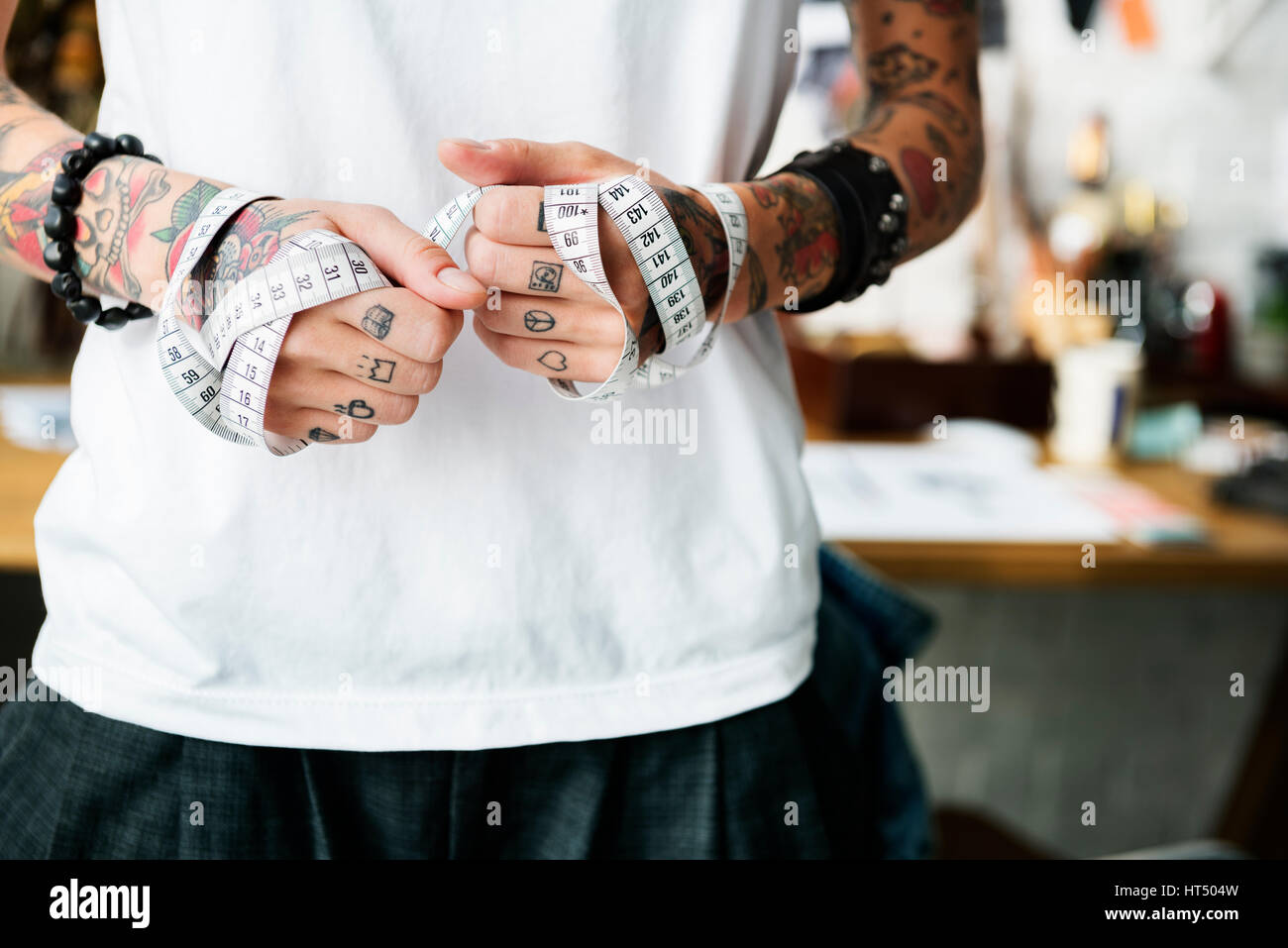 Fashion Designer Stylish Showroom Concept Stock Photo - Alamy