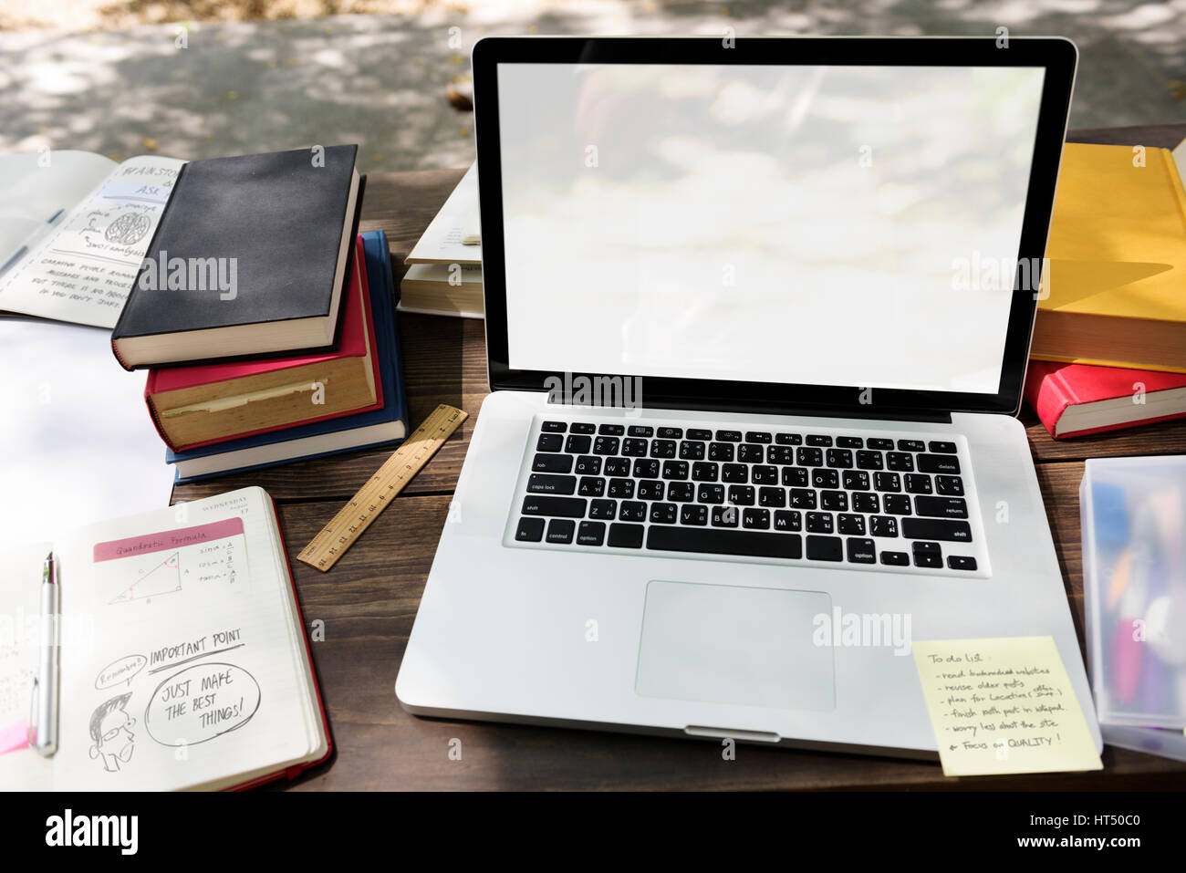 Workspace Workplace Project Object Stock Photo - Alamy