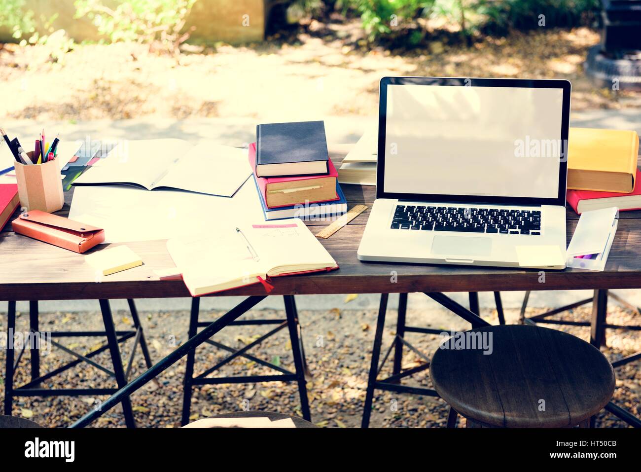 Workspace Workplace Project Object Stock Photo - Alamy