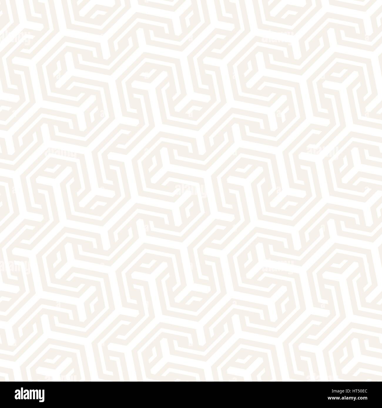 Vector Seamless Interlacing Lines Pattern. Modern Stylish Texture. Repeating Geometric ...