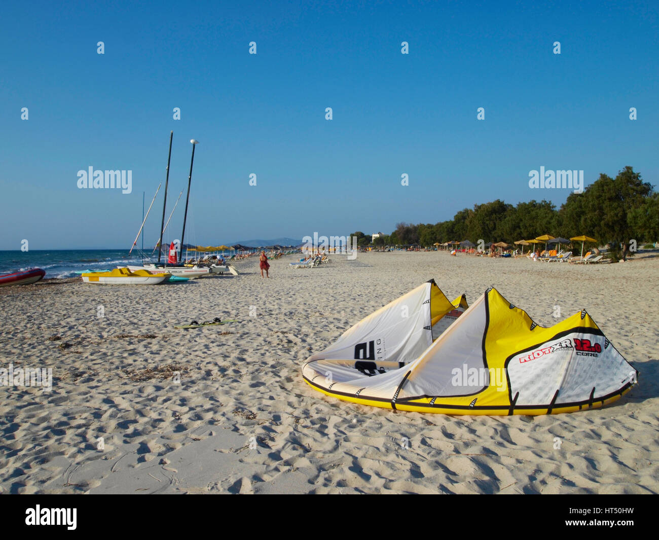 the beach of Mastihari, Kos Island, Greece Stock Photo - Alamy