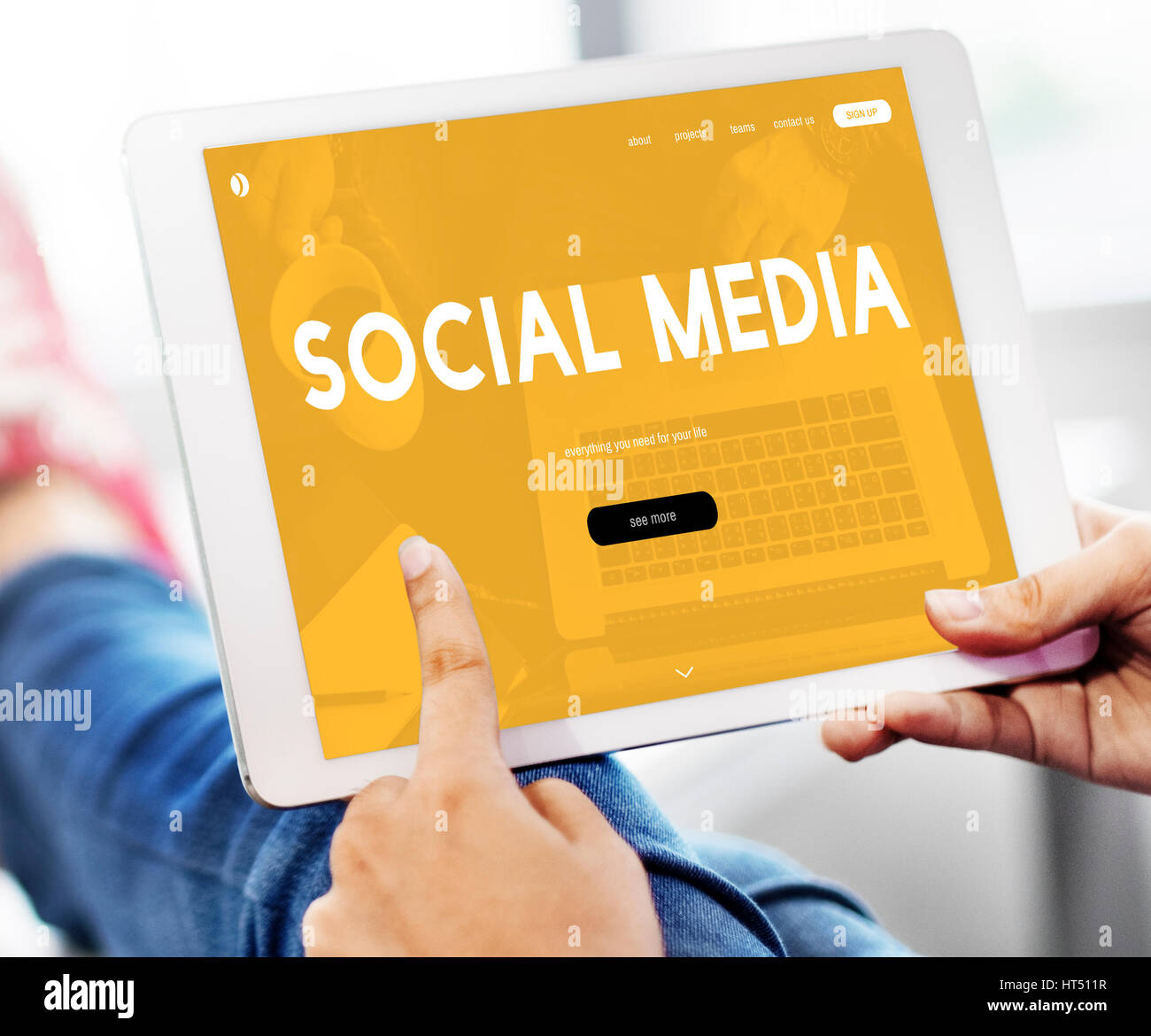 Internet Technology Social Media Concept Stock Photo - Alamy