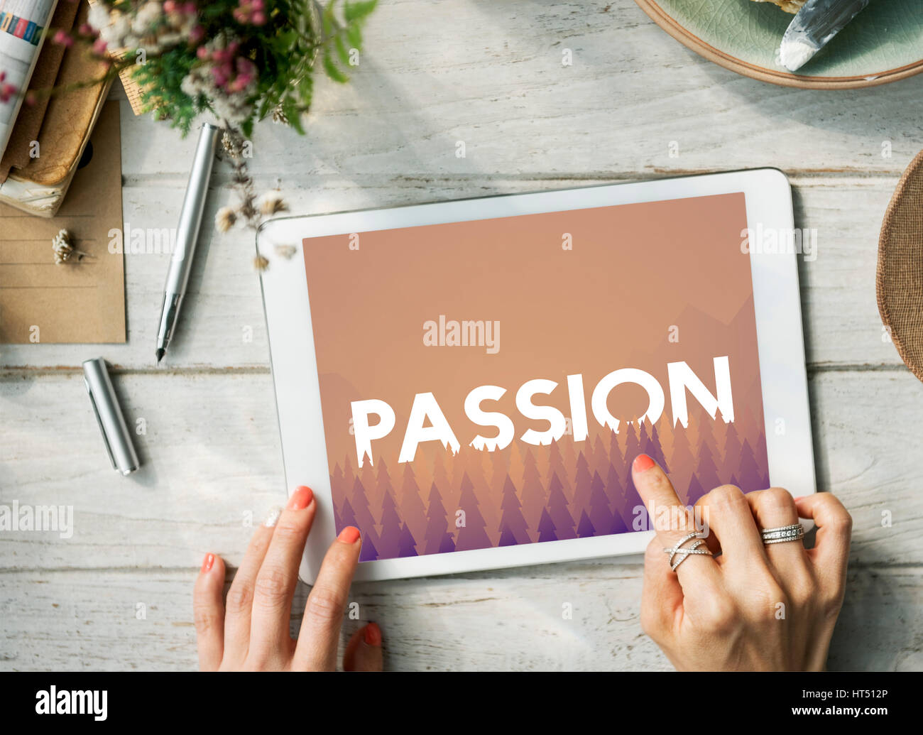 Freedom Courage Inspiration Passion Concept Stock Photo - Alamy