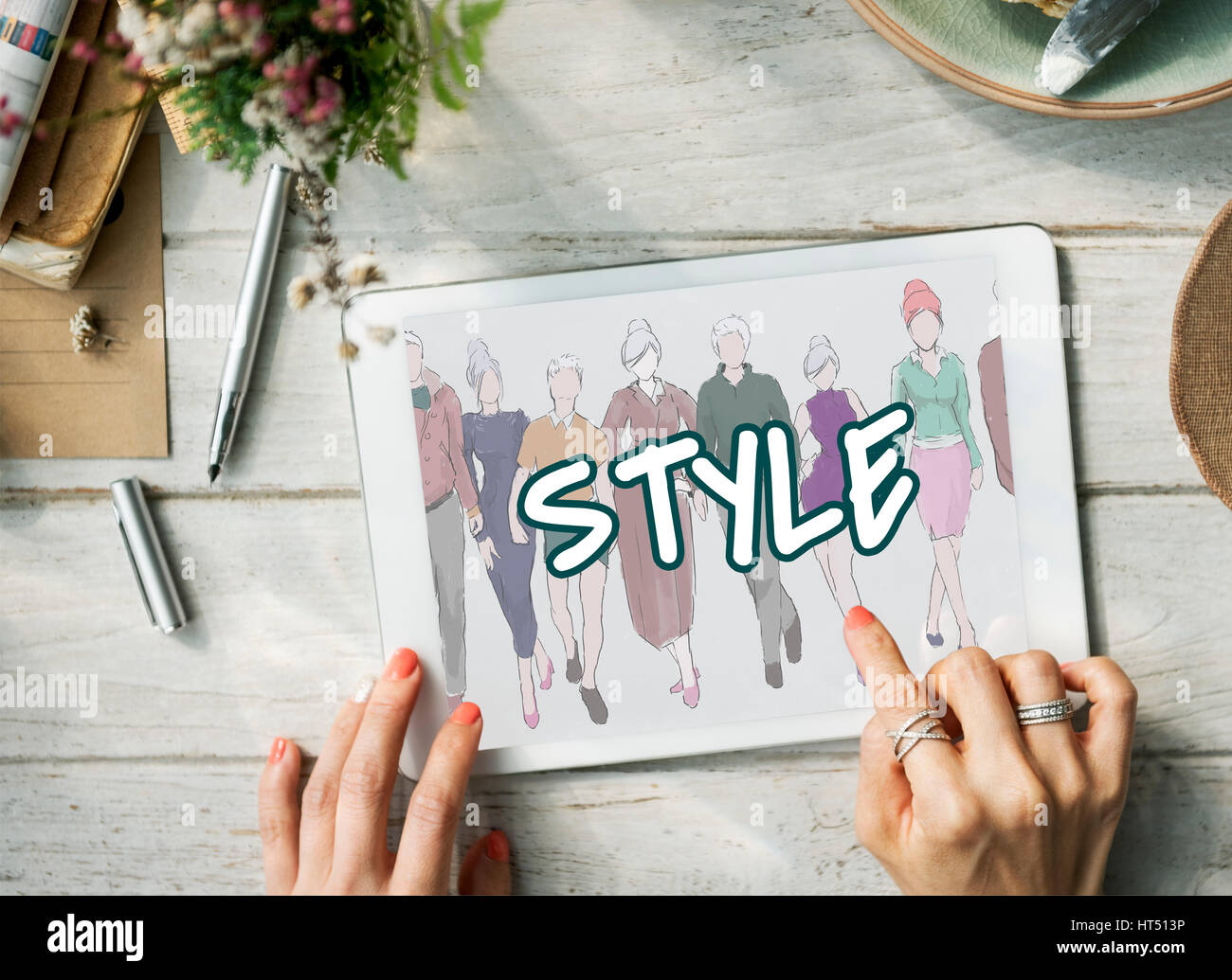 Style Trends Fashion Design Classy Chic Concept Stock Photo - Alamy