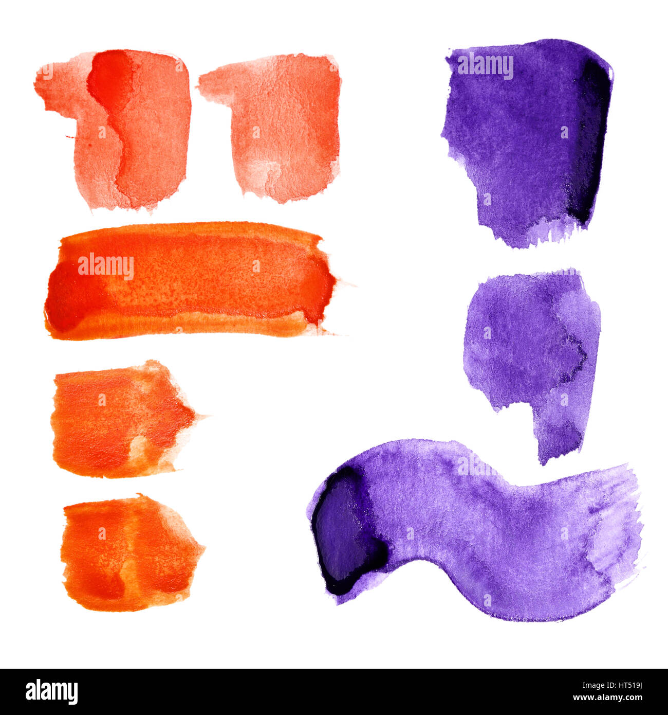 Marks - Watercolor letters over white background Stock Photo - Alamy