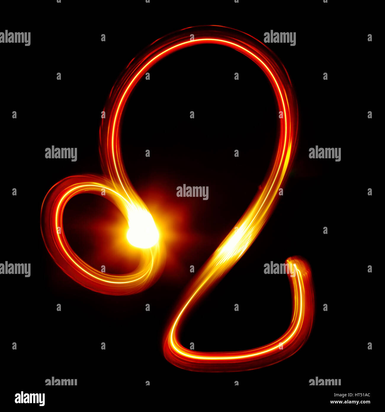 Zodiac signs leo hand hi-res stock photography and images - Alamy