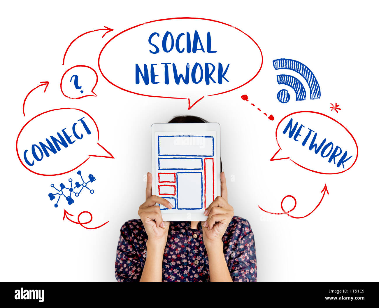 Internet Technology Social Media Concept Stock Photo - Alamy