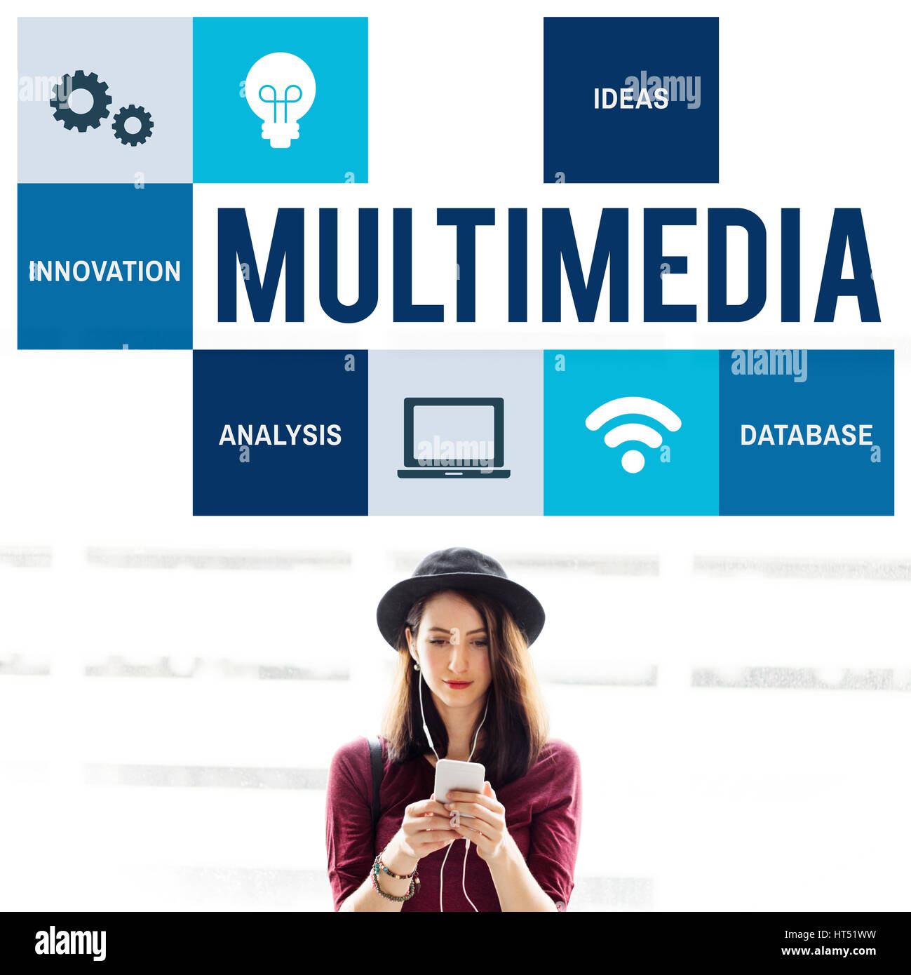Communication Connection Idea Technology Concept Stock Photo - Alamy