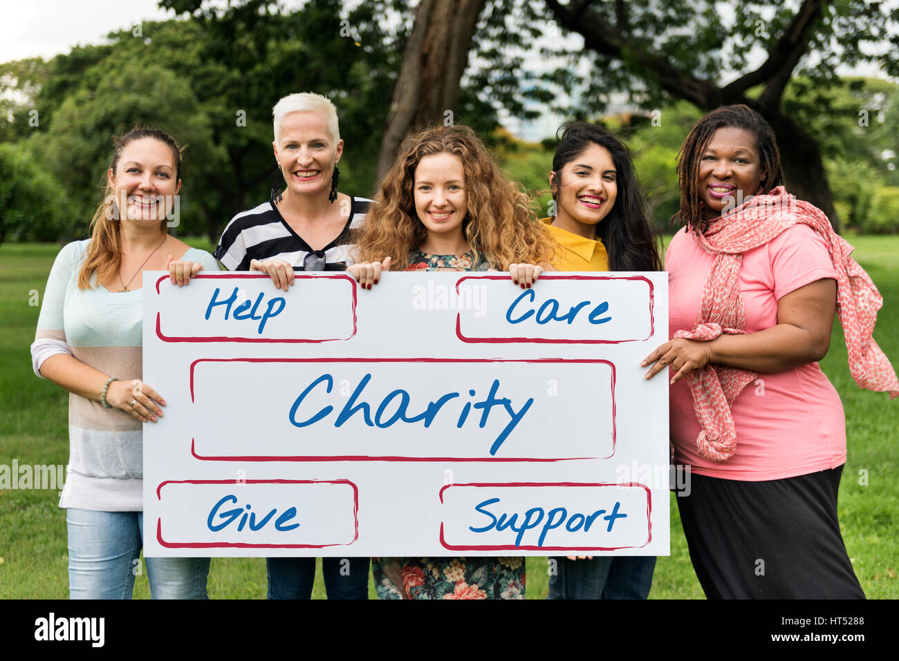 Charity Donate Giving Help Support Volunteer Concept Stock Photo - Alamy