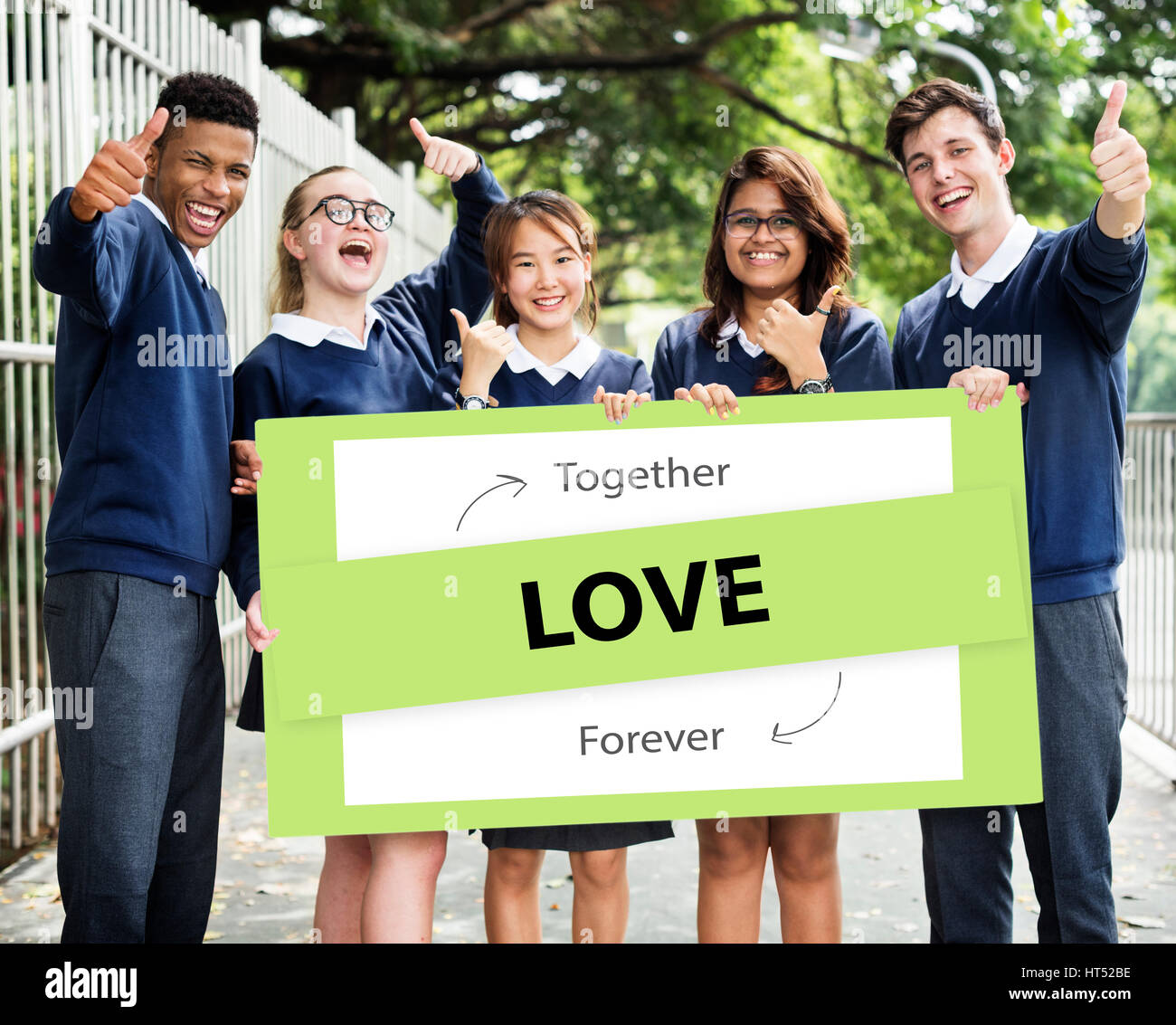 Best Friends Love Partnership Concept Stock Photo - Alamy