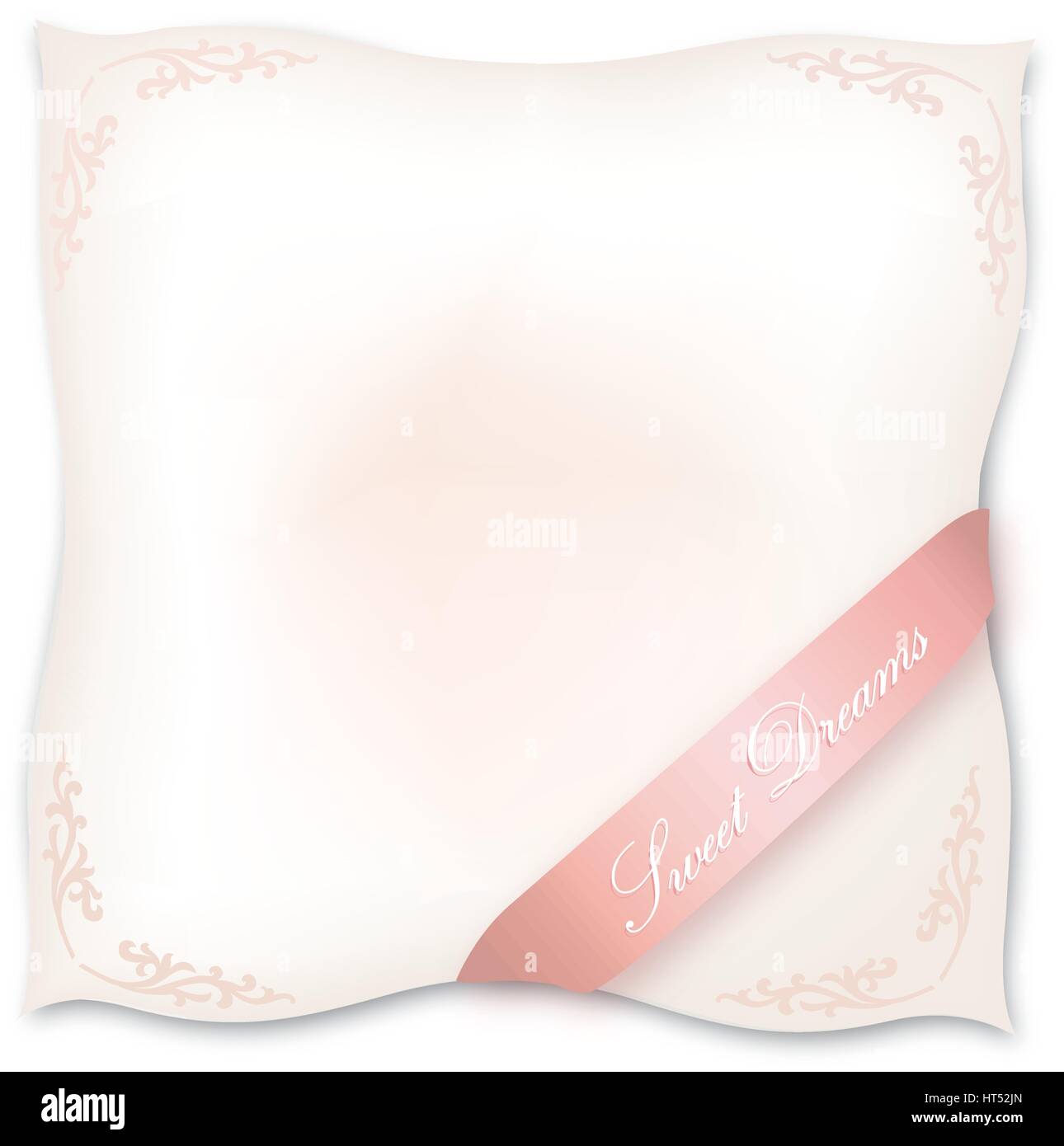 White pillow soft fluffy Stock Vector Images - Alamy