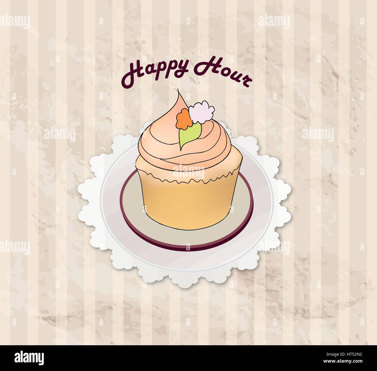 Cake. Cafe Menu Background. Bakery Label. Sweet, Dessert Poster Stock ...