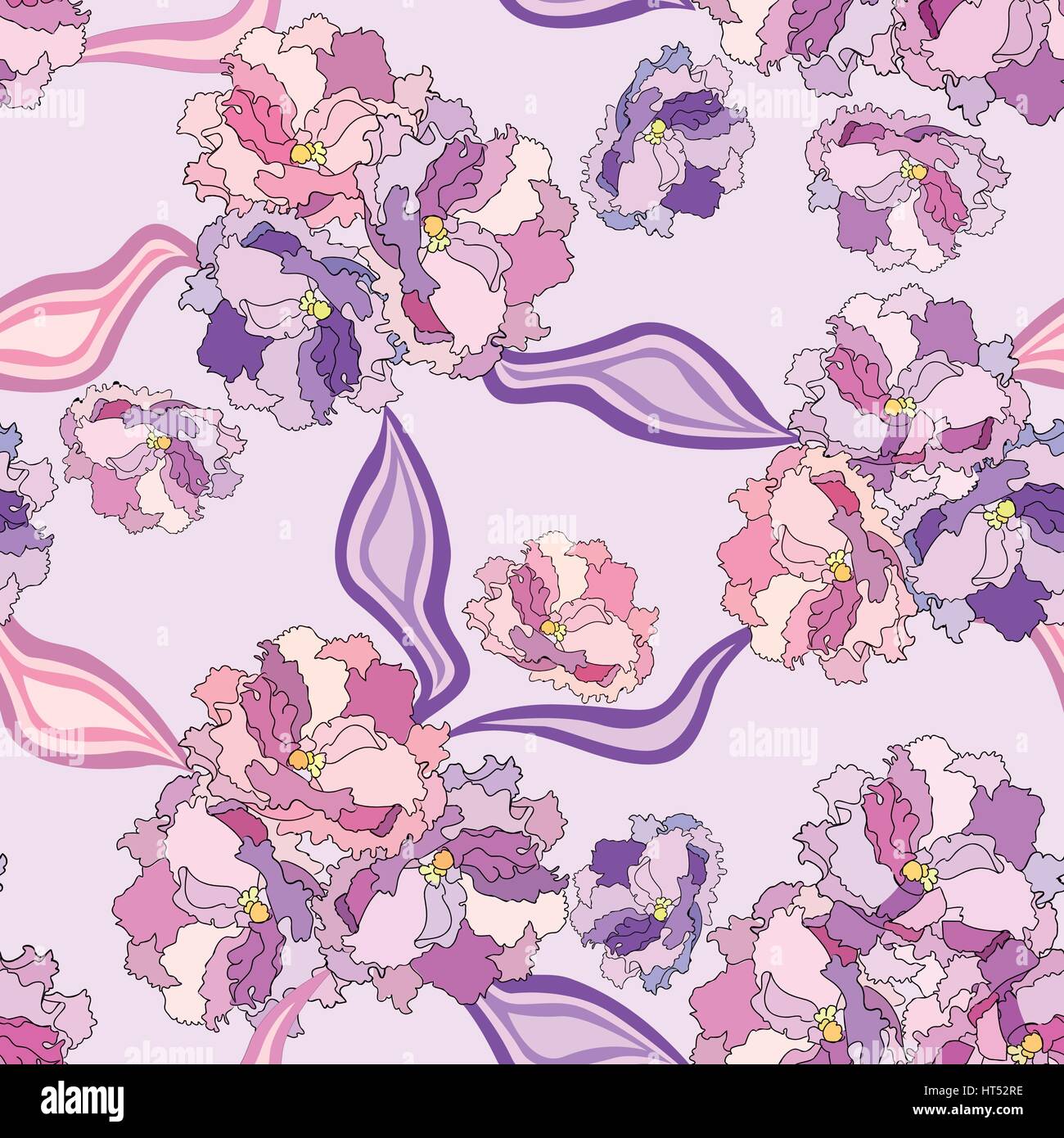 Floral seamless pattern. Flower background. Flourish garden texture ...