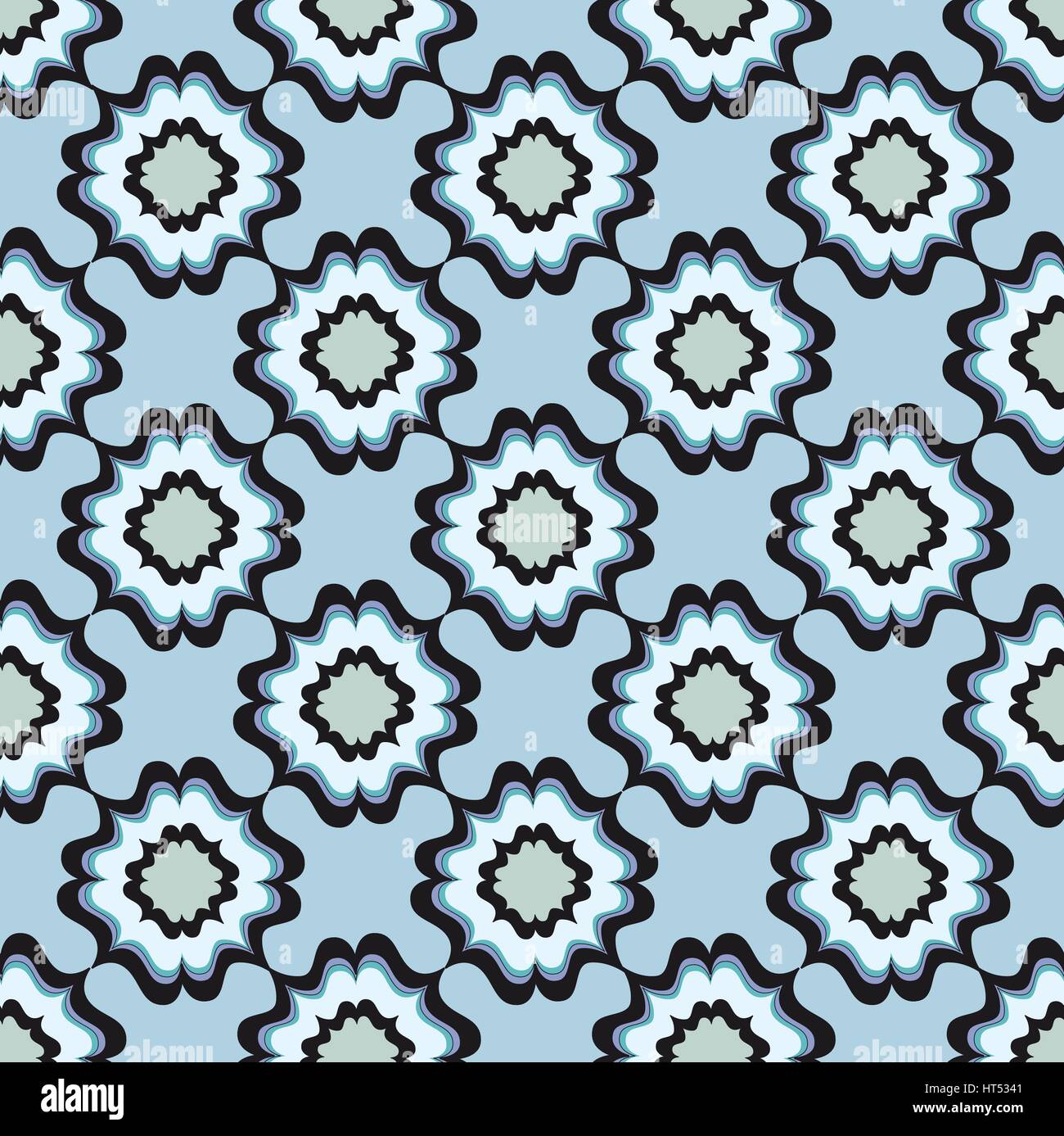 Seamless flower pattern. Abstract floral ornament. Brocade Texture ...